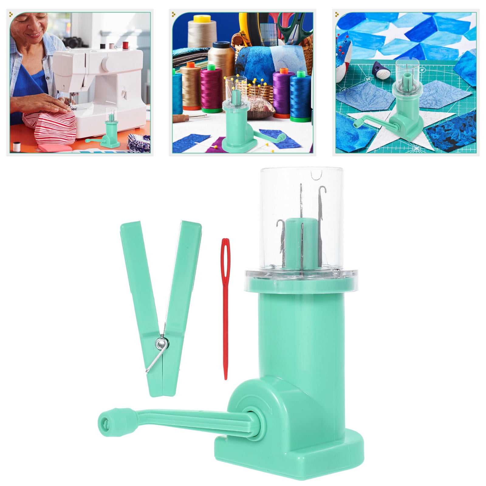 Raindrops Diy Hand Knitting Machine With Yarn Winder Manual Spool ...