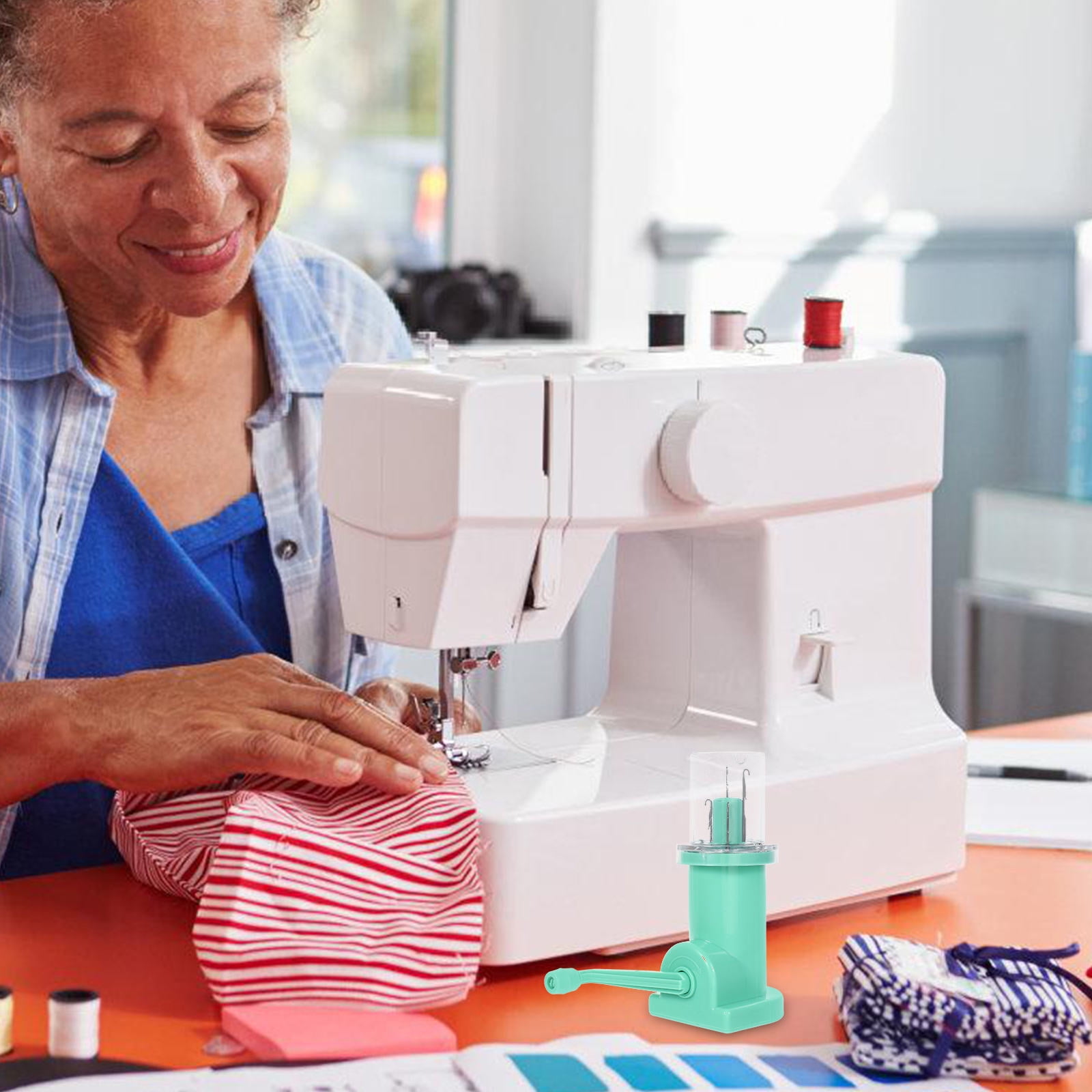 Raindrops Diy Hand Knitting Machine With Yarn Winder Manual Spool ...