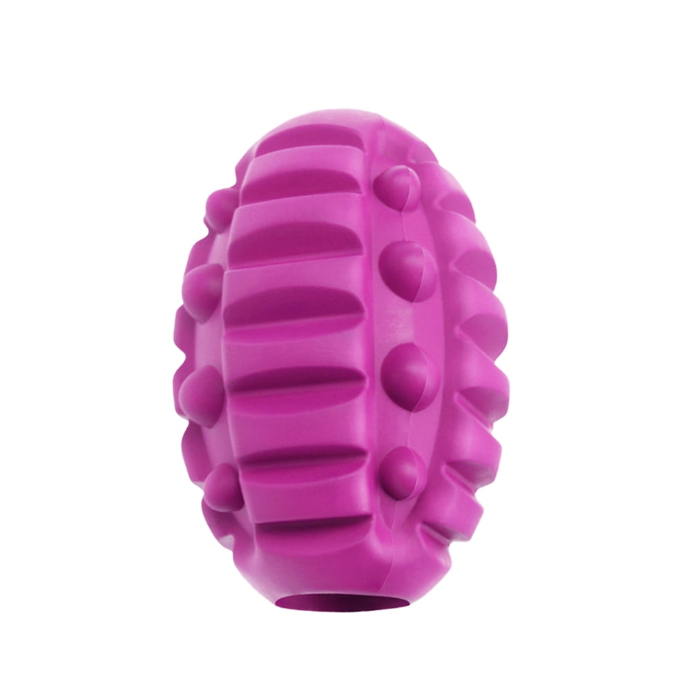 Raindrops Trapezoidal Rubber Football Dog Toy 1Set for Treat Dispensing ...