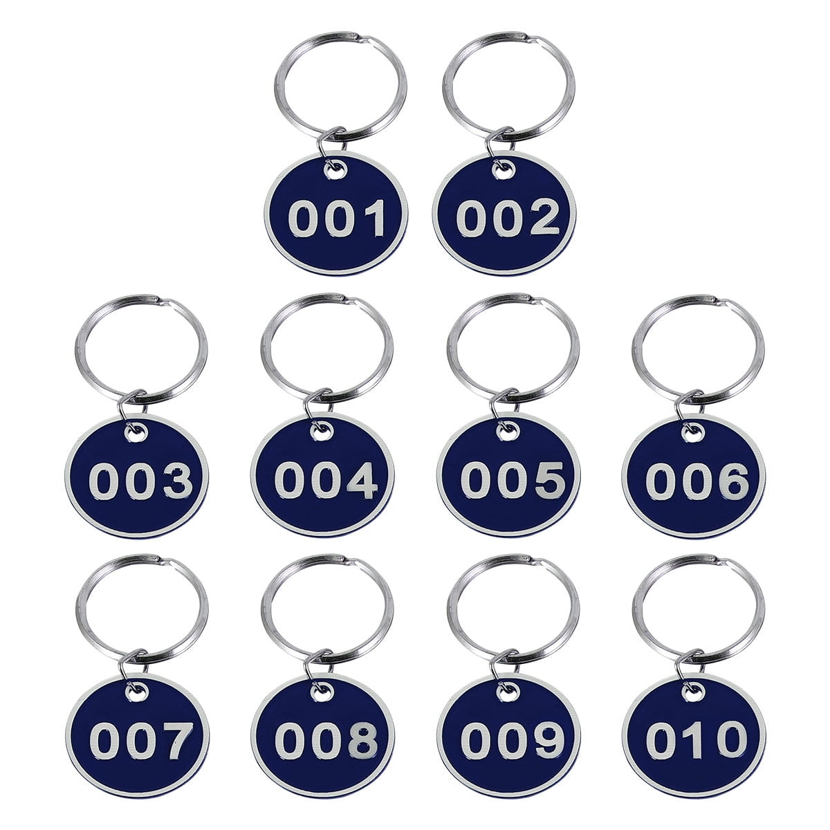 Raindrops Dog Tag Ring Number Plate Identification Tags Key - Walmart.com