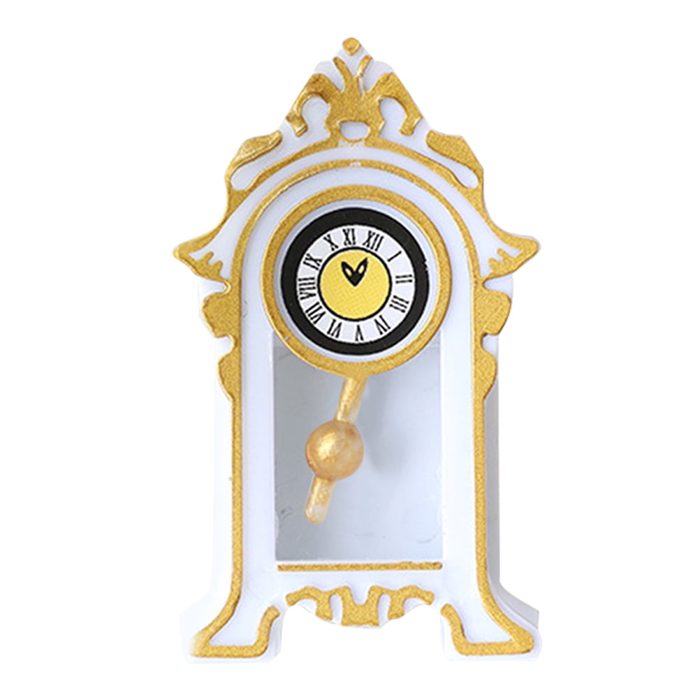 Raindrops Doll House Pendulum Clock Vintage Mini Pendulum Clock ...