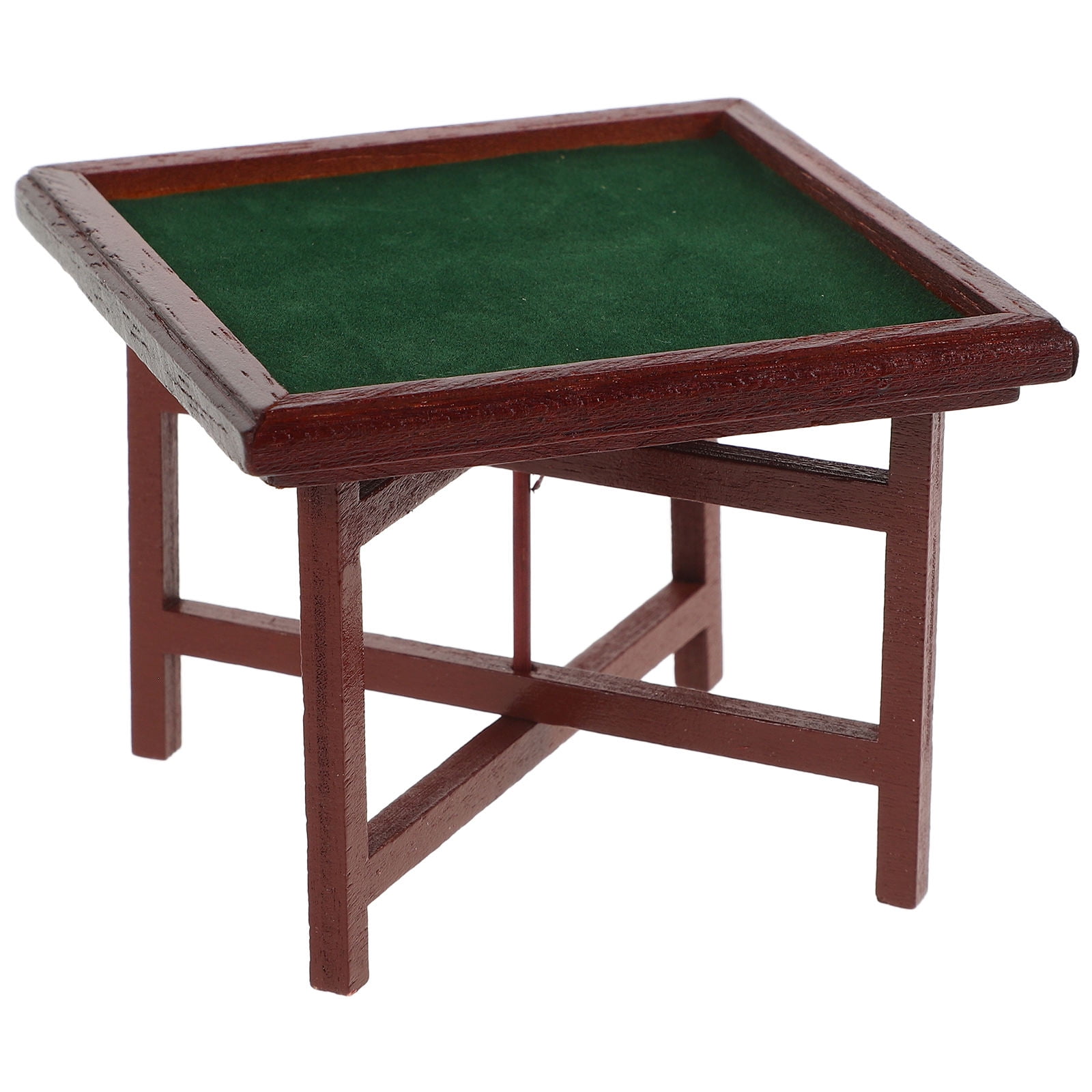 Raindrops Dollhouse Miniature Mahjong Table Mini Plastic Mahjong Table ...