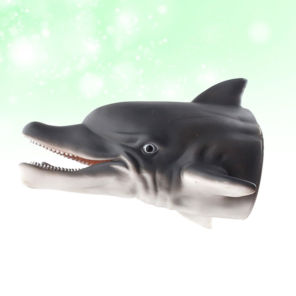 Raindrops Grey Dolphin Puppet Interactive Toy Prop Set for Kids and ...