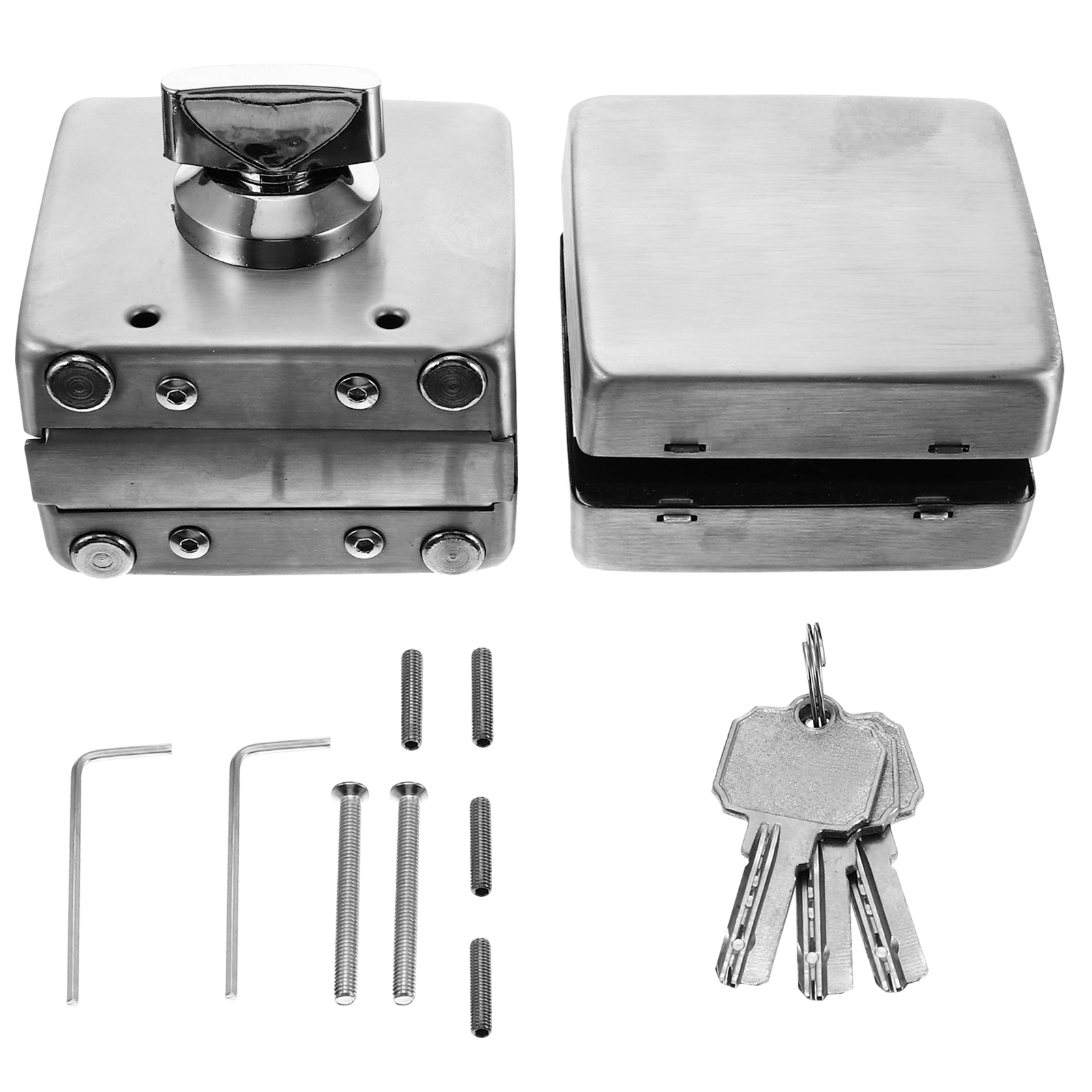 Raindrops Door Lock Latch Glass Door Lock Practical Door Lock 15.5X9CM ...