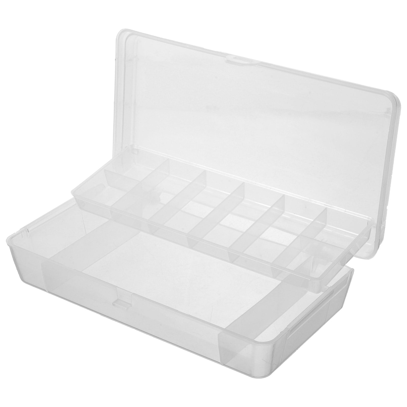 Raindrops Double Bait Multi-grid Storage Box (6# Double-layer Box) Lure ...