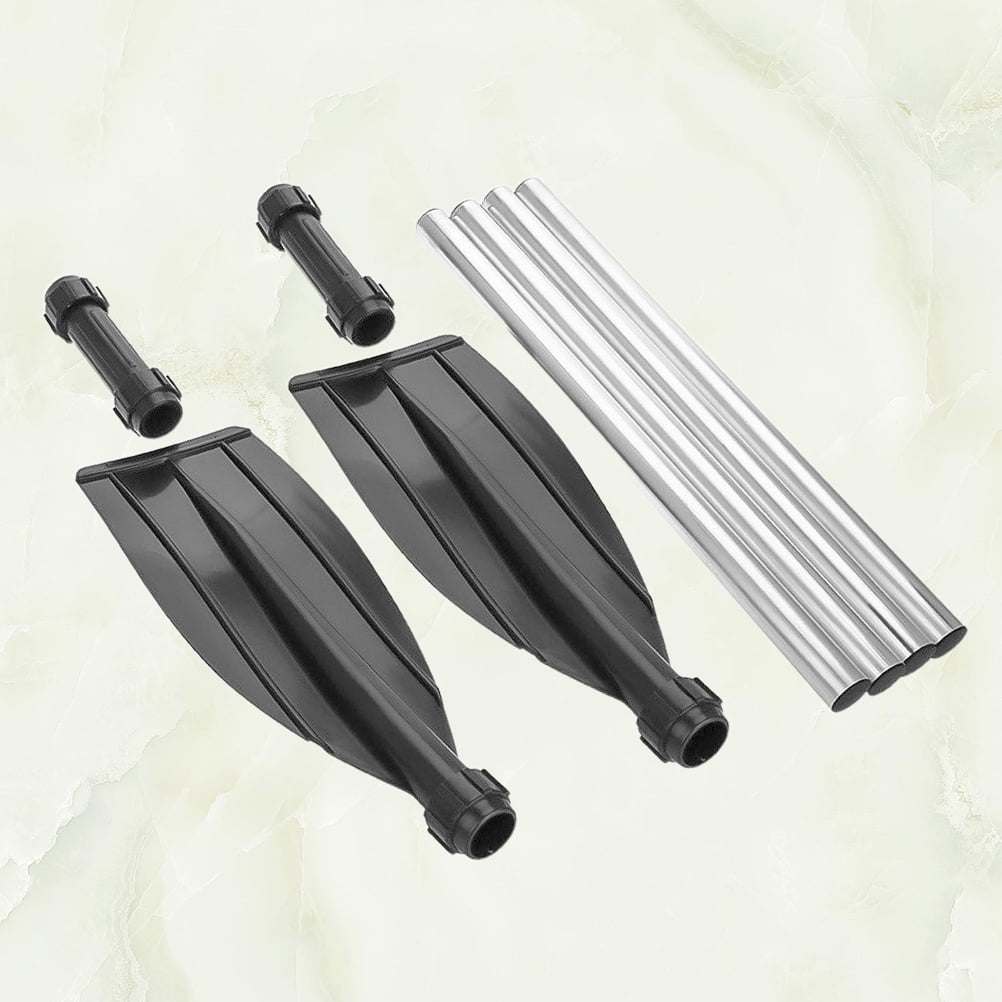 Raindrops Double Ended Oars Inflatable Boat Aluminum Rowing Canoe Black ...