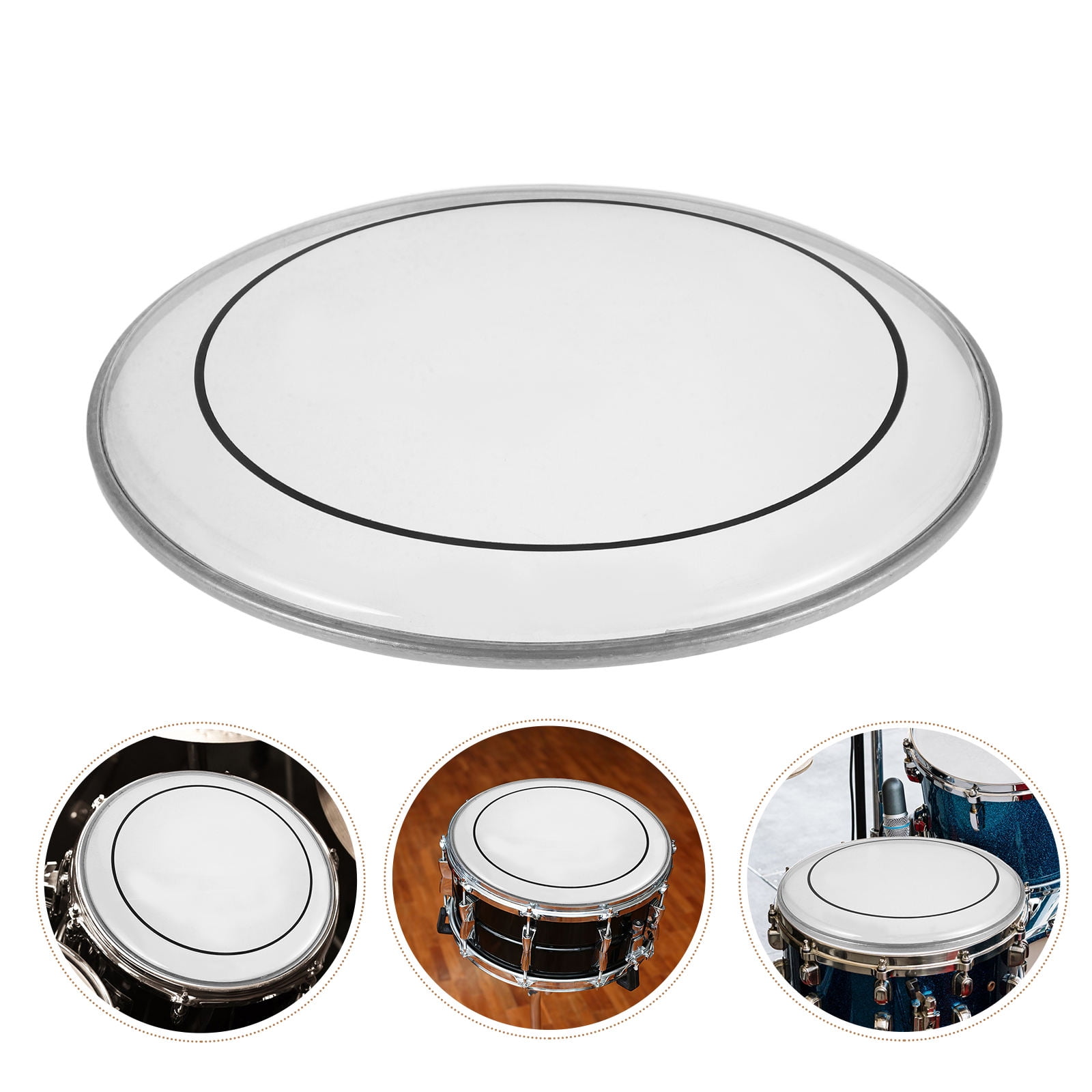 Raindrops Double Layer Silent Oil Drum Head Transparent Polyethylene ...