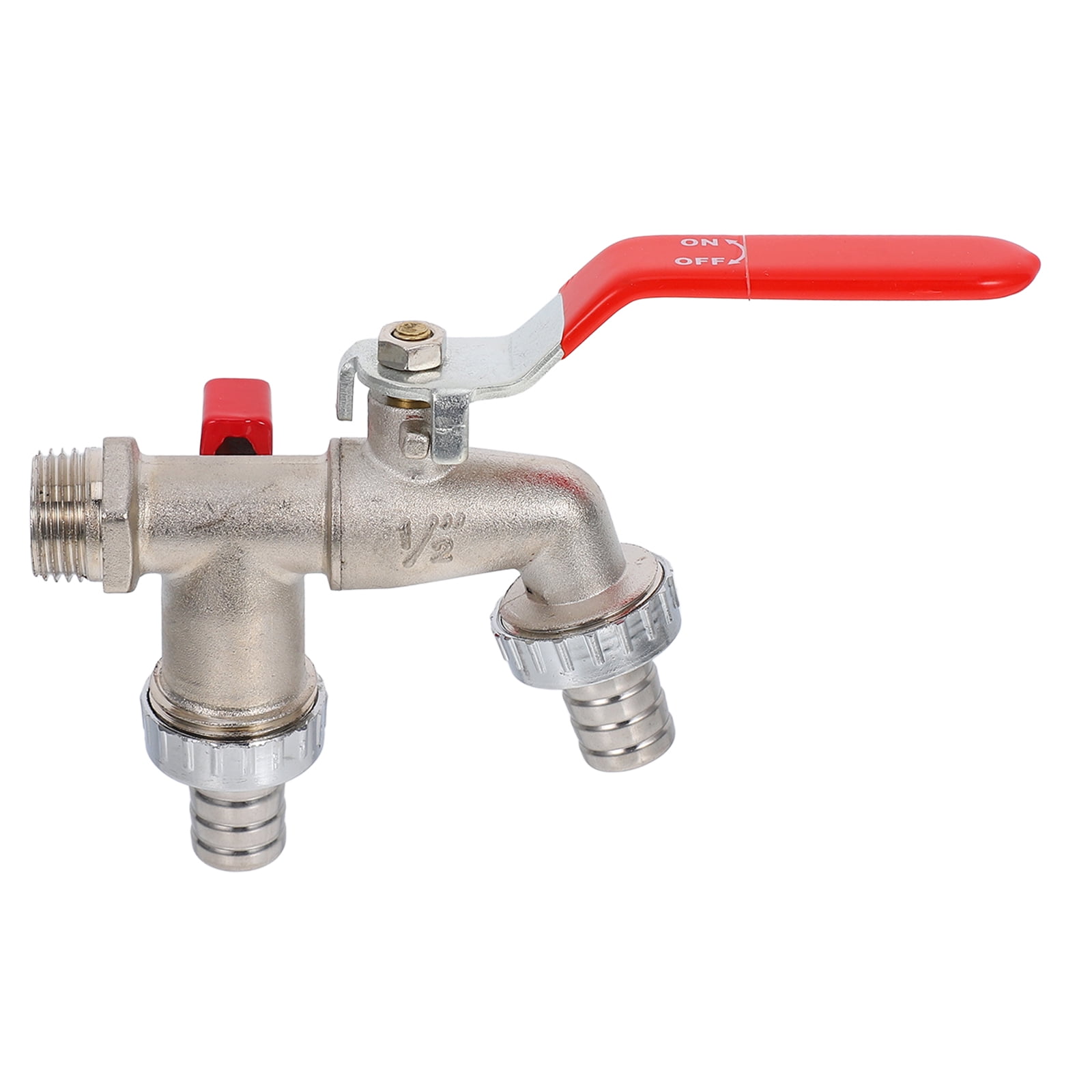 Raindrops Double Valve Faucet Wall Mount Kitchen Faucet Double Nozzle ...