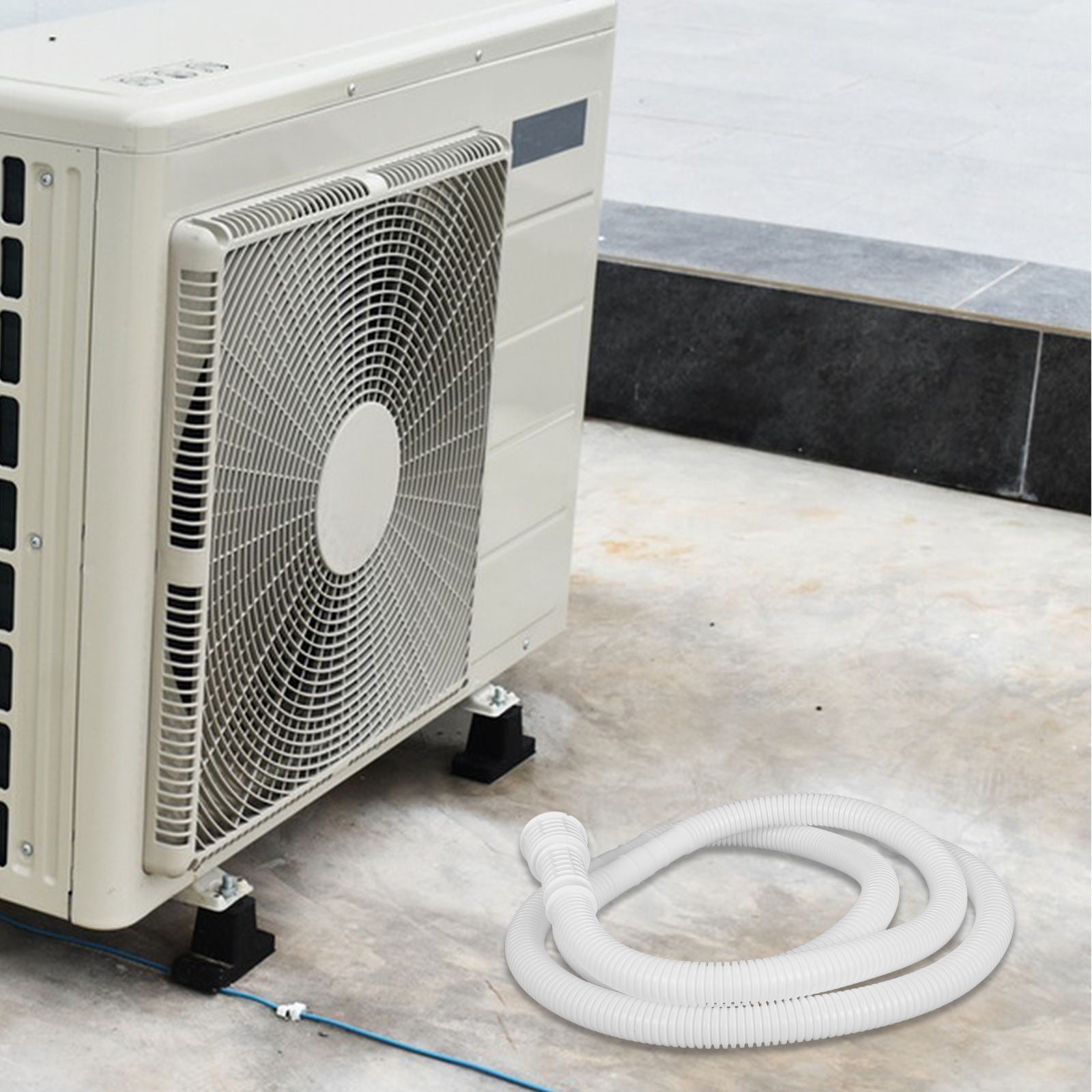 Raindrops Air Conditioning Drain Pipe PVC Air Conditioner Hose 1Set ...