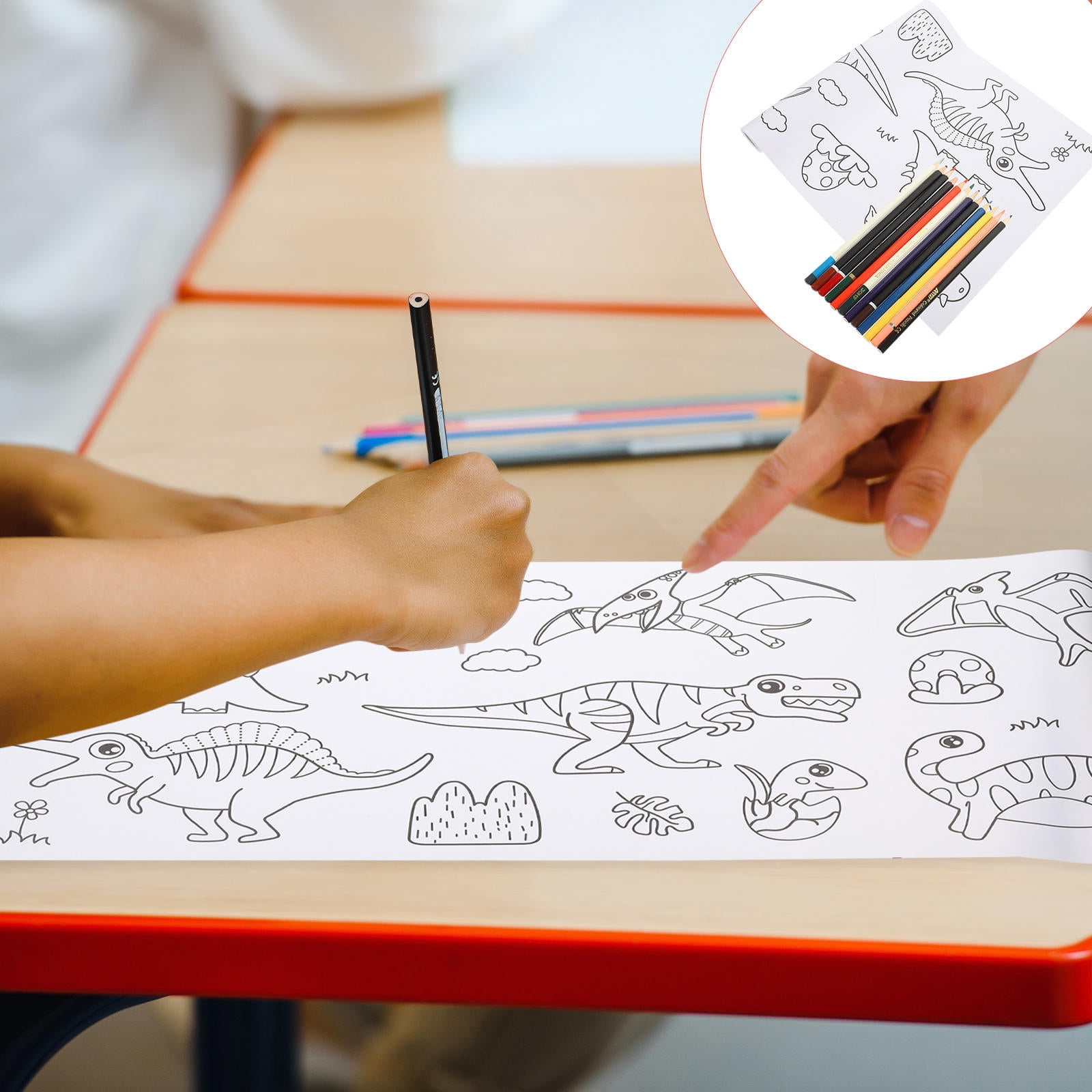 Raindrops 填 画卷 Drawing Paper for Kids Wall Coloring Poster Posters ...