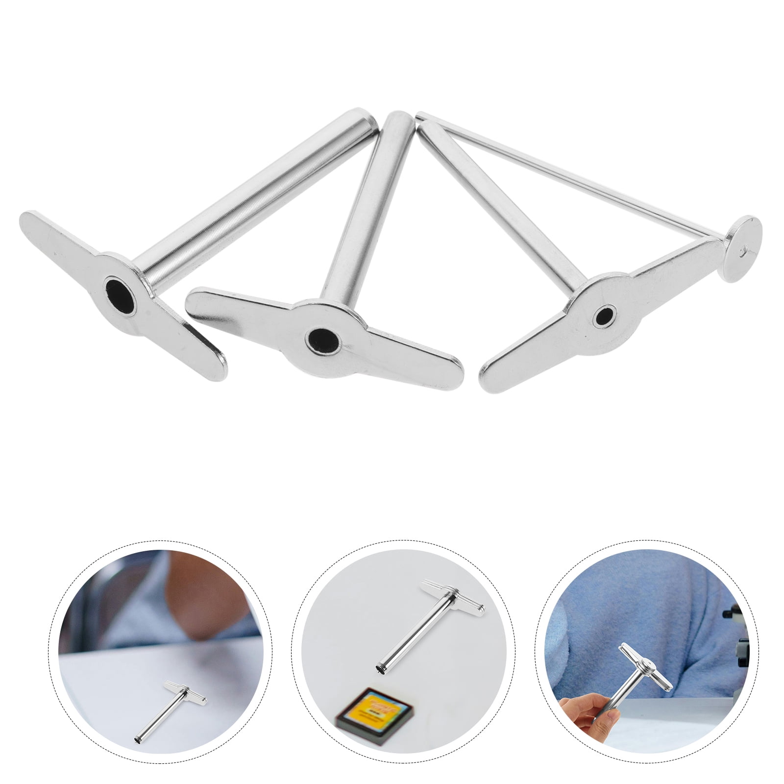 Raindrops Drilling Hole Puncher Manual Stopper Perforator Small Silver ...