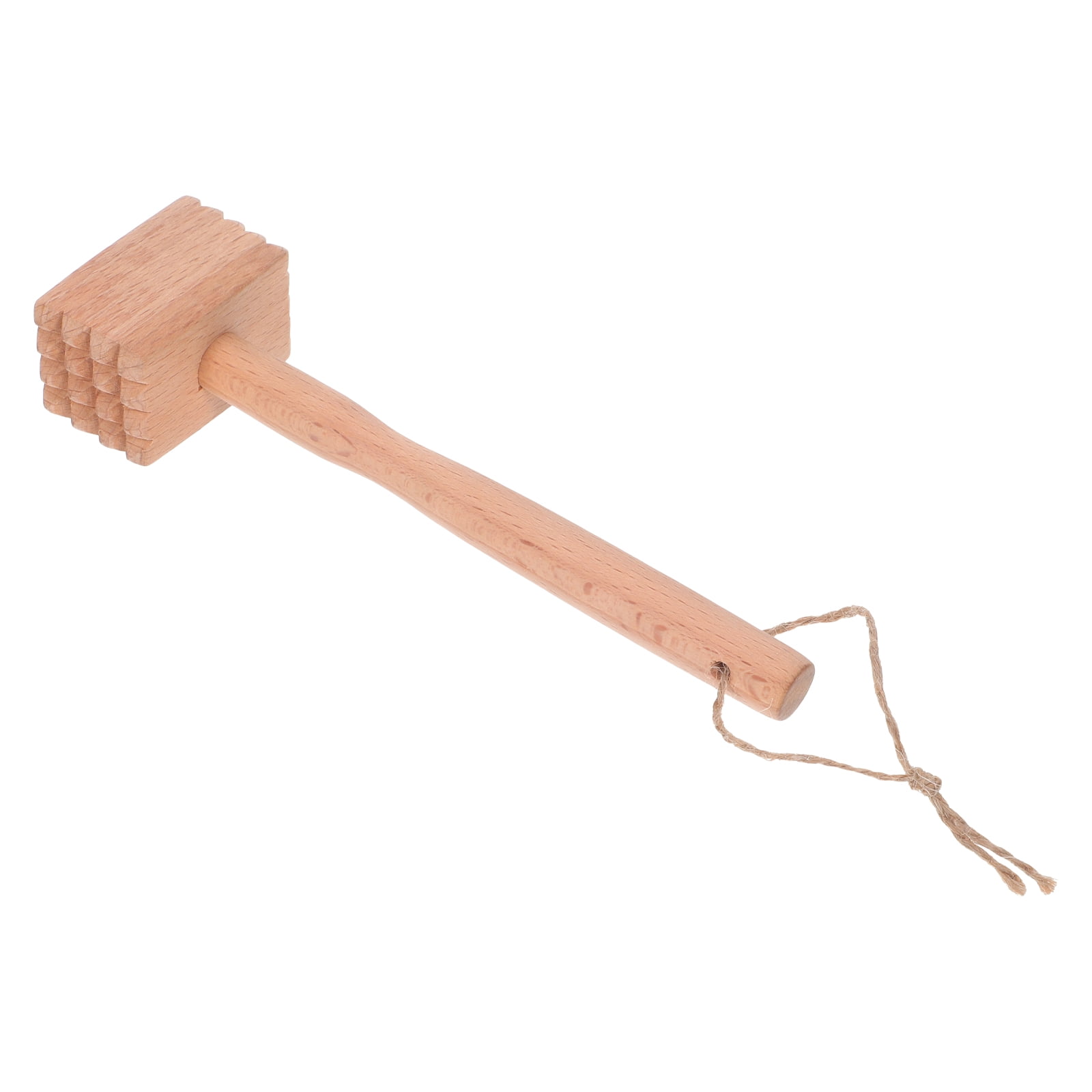 Raindrops Dual Sided Kitchen Meat Pounder with Wood Handle for ...