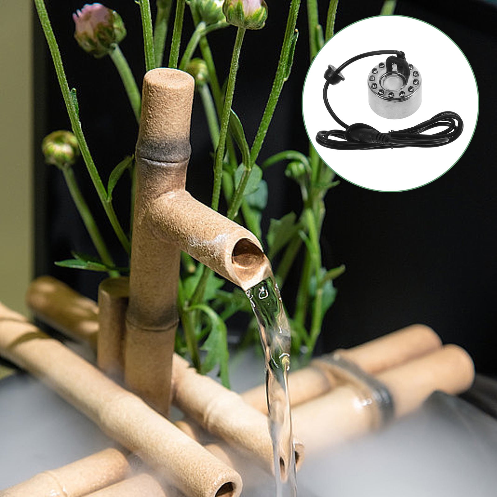 Raindrops Durable Water Fogger for Tank with Silver Alloy Body and 12 ...