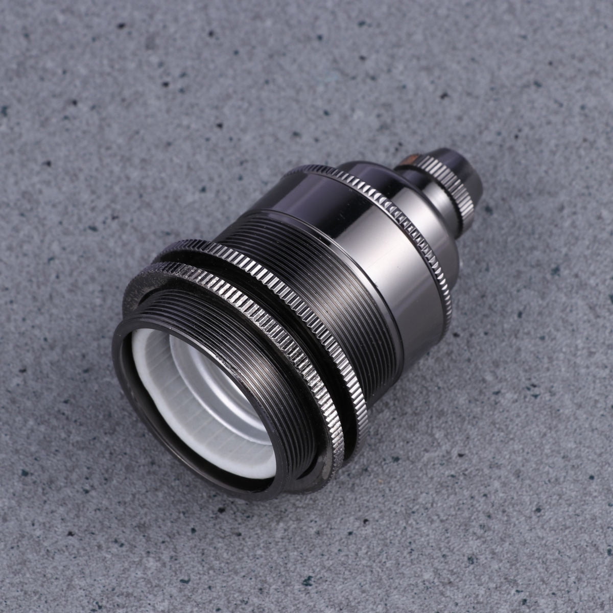 Raindrops Vintage E27 Bulb Holder Black Retro Light Socket Adapter for ...