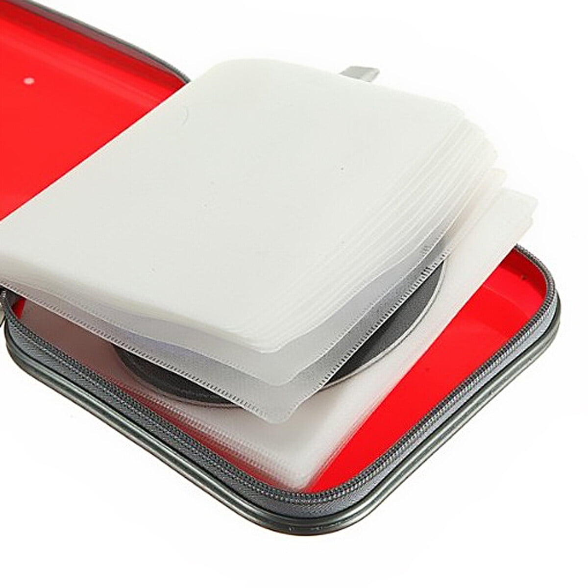Raindrops E40 Portable Plastic 40 Disc CD DVD VCD Wallet Storage Bag ...