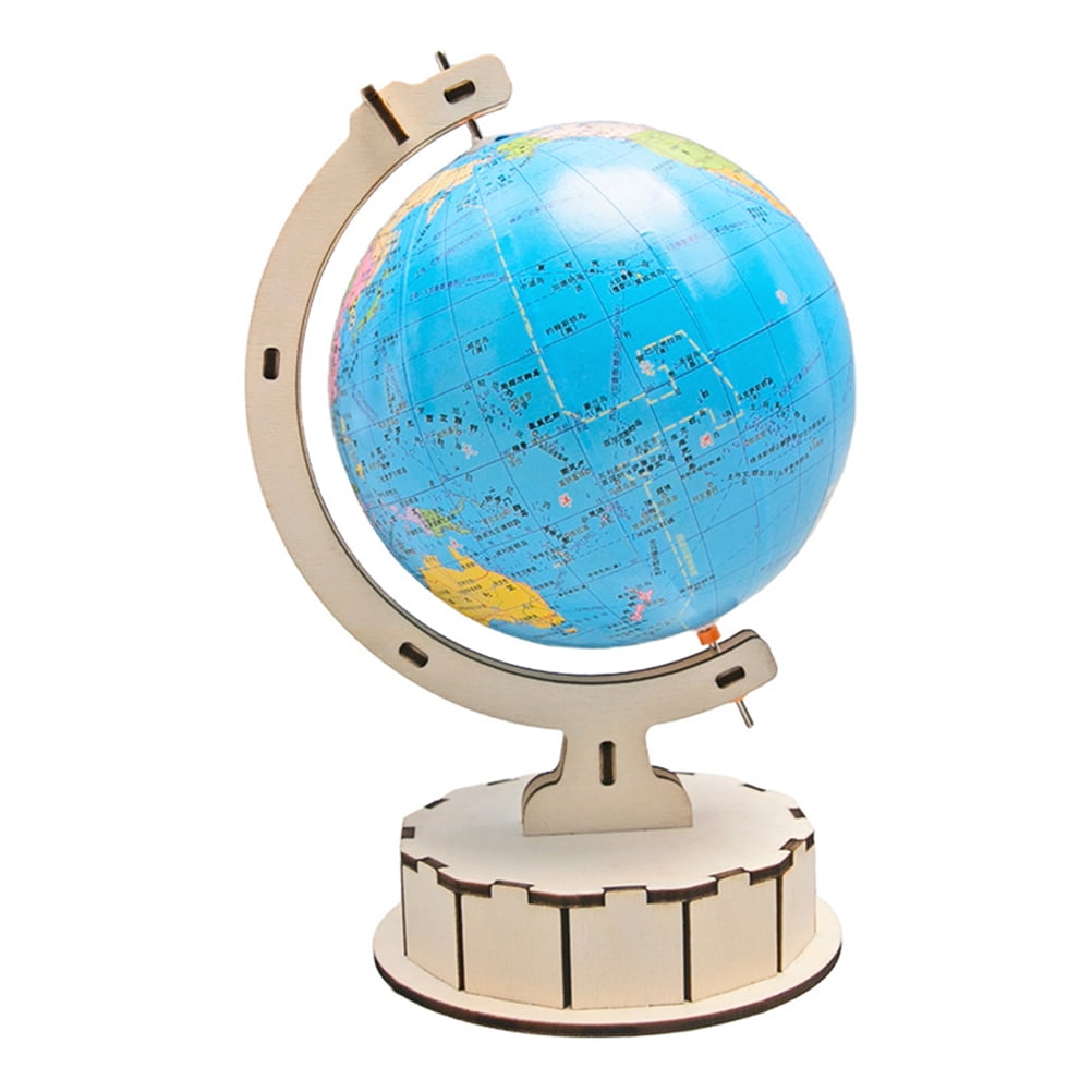 Raindrops Educational DIY Earth Globe Assembly Interactive Rotating ...