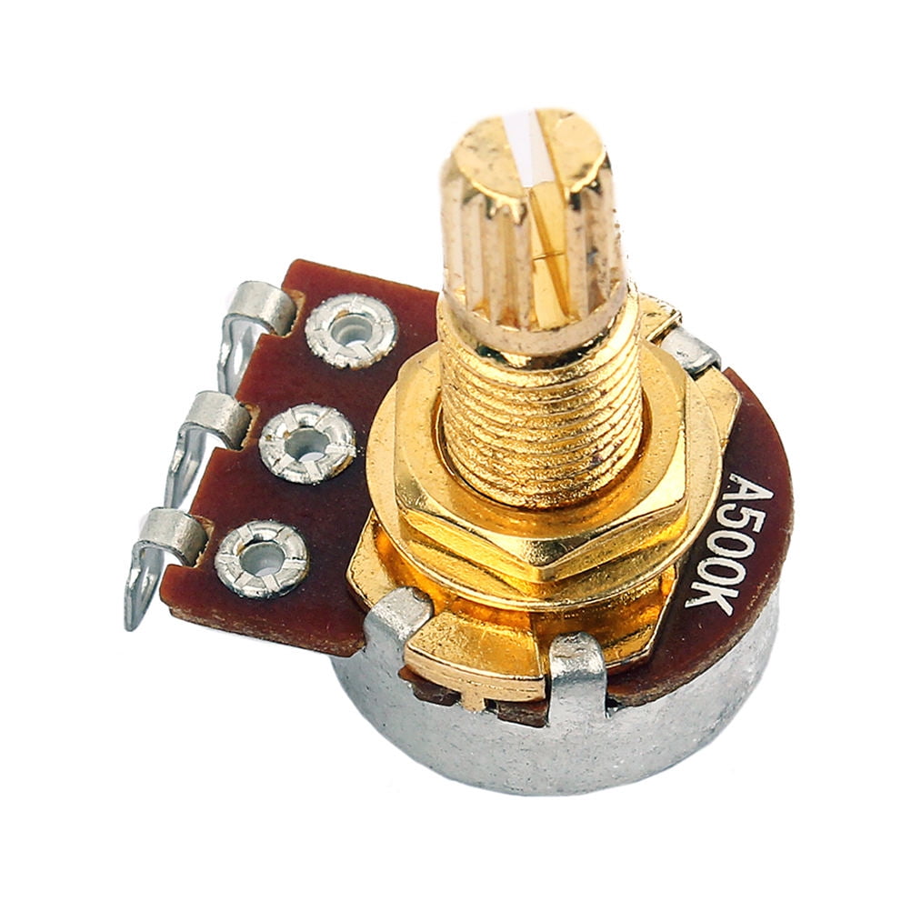 Raindrops Electric Guitar Parts 5Pcs Golden Metal Potentiometer for ...