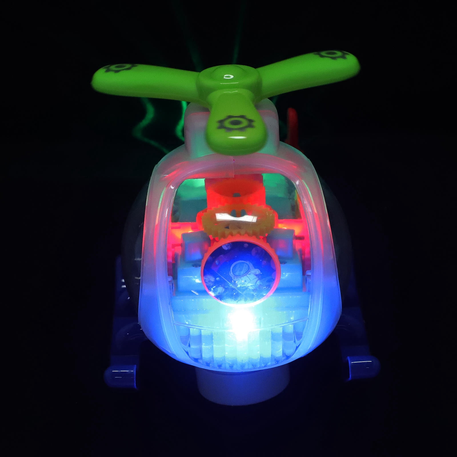 SHINYPASING Musical Rotating Helicopter Toy Plastic 1Pcs 9.1X5.3X4.7In ...