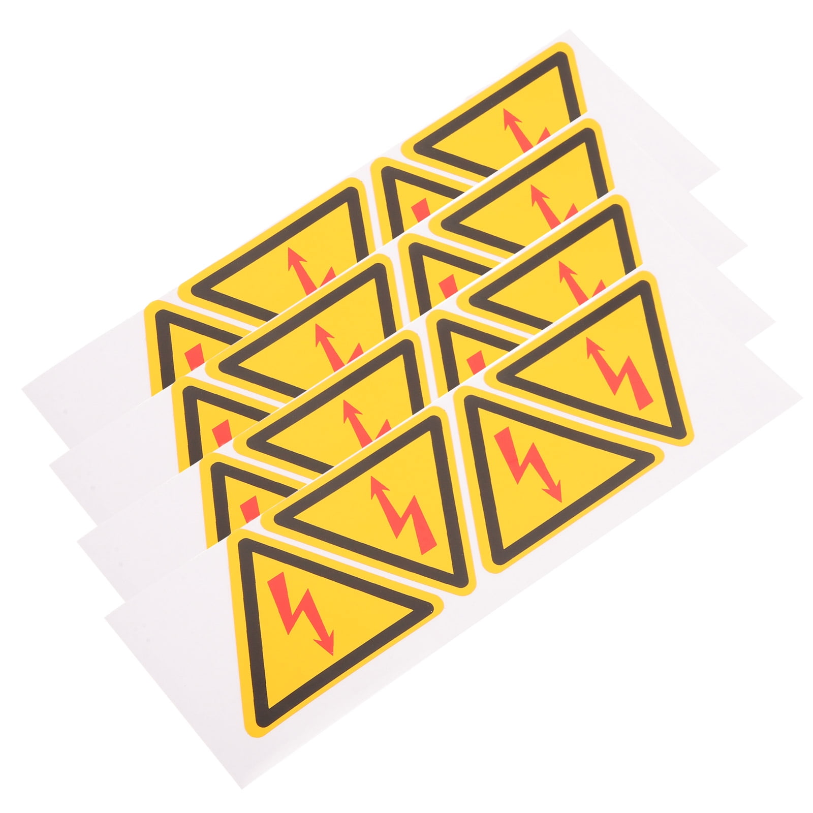 Raindrops Electric Panel Labels 4pcs Safety Warning Signs High Voltage ...