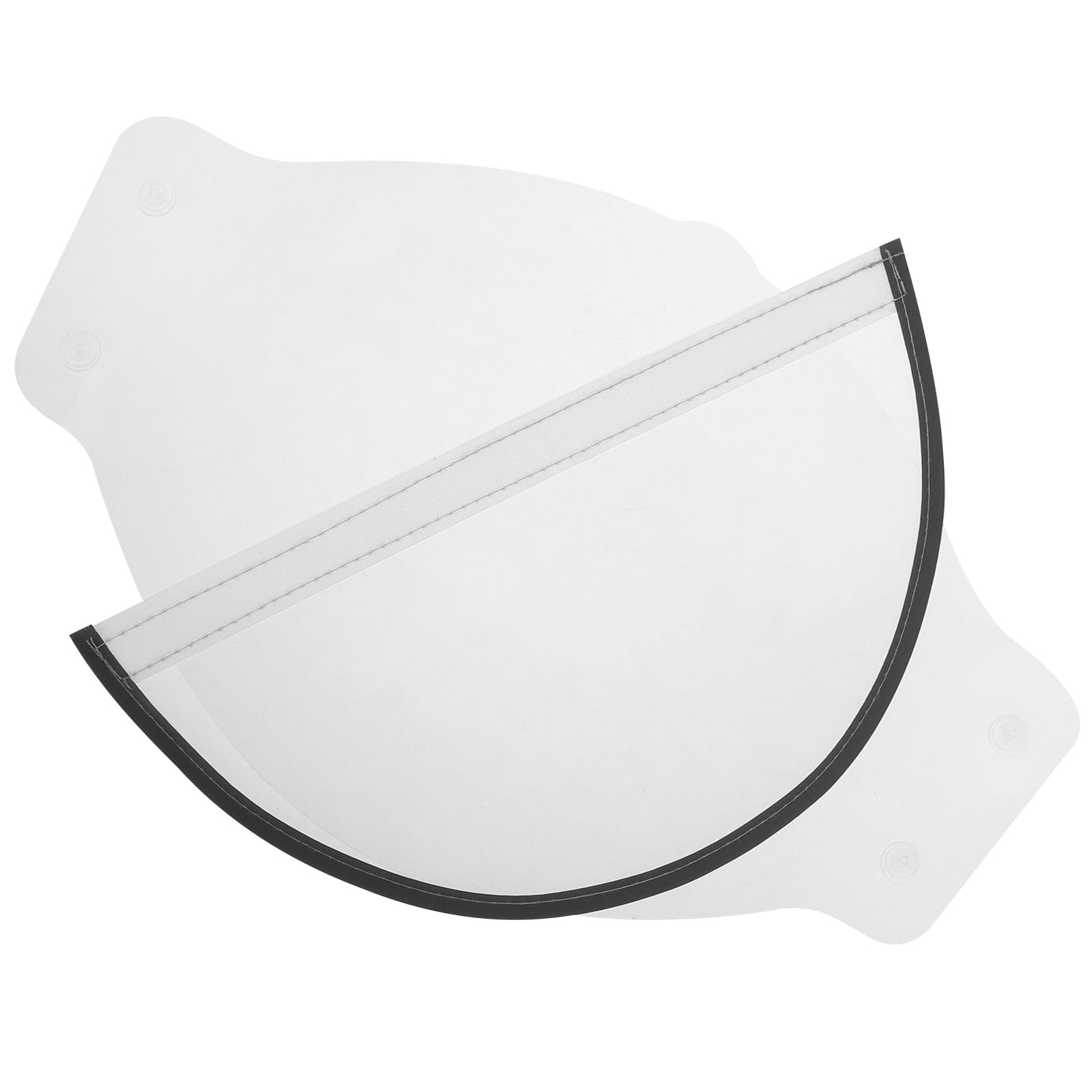 Raindrops Adjustable Transparent Rainproof Face Cover Hood for Raincoat ...