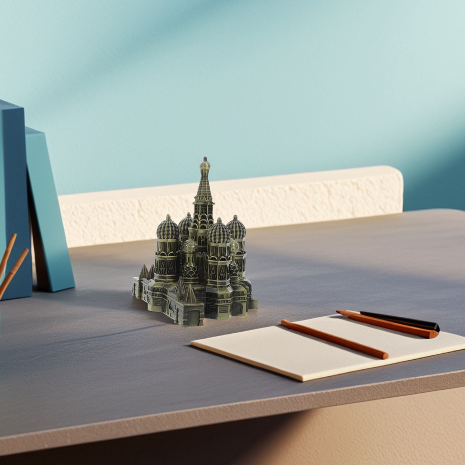 Raindrops Elegant Building Model Russian Building Statue Desktop ...