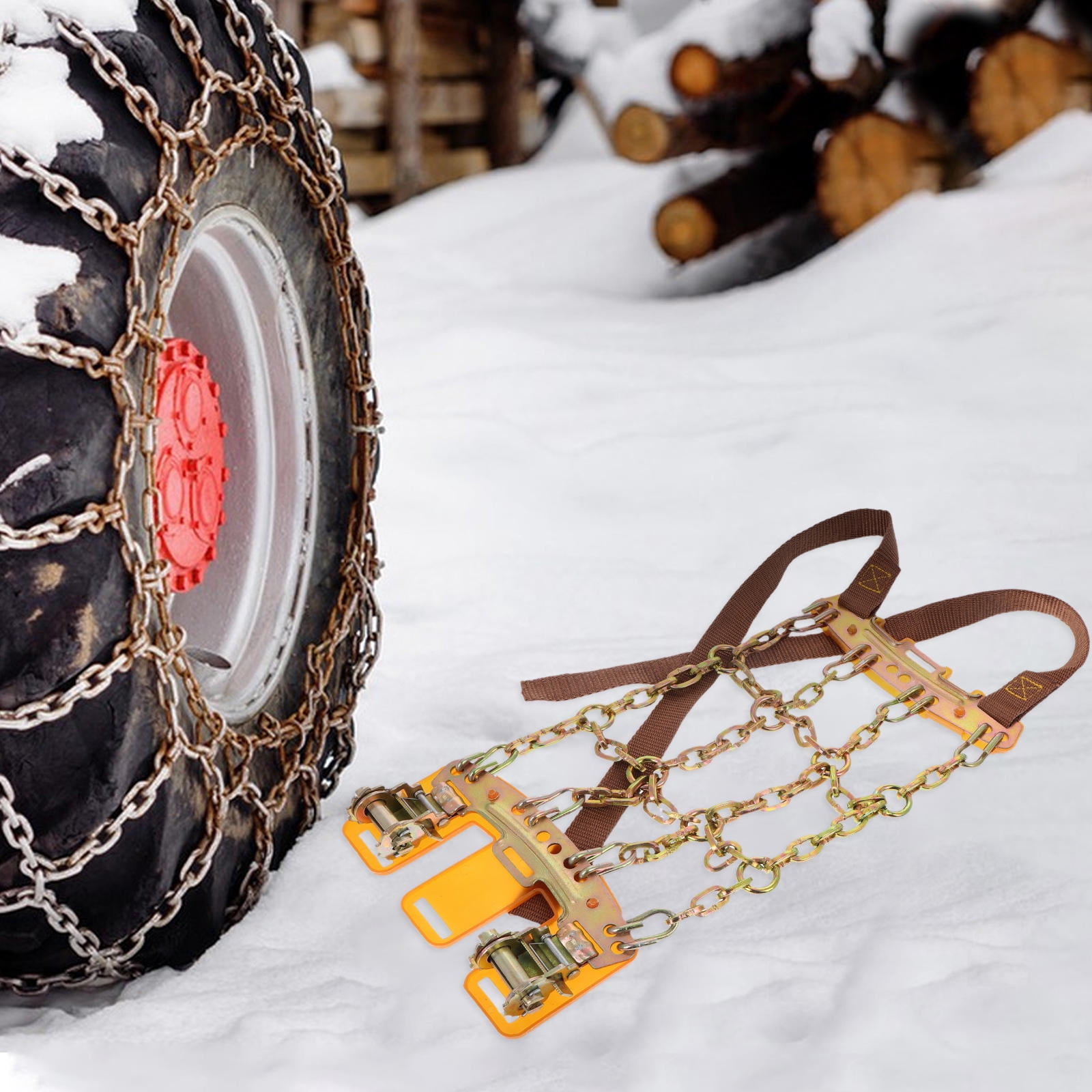 Raindrops Emergency Anti Slip Tire Chains Adjustable Universal ...