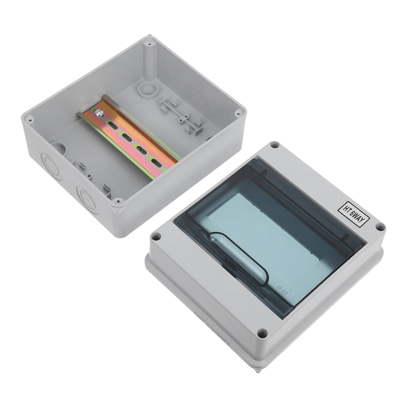Raindrops Enclosure Box Din Rail Enclosure 6 Way Power Distribution Box ...
