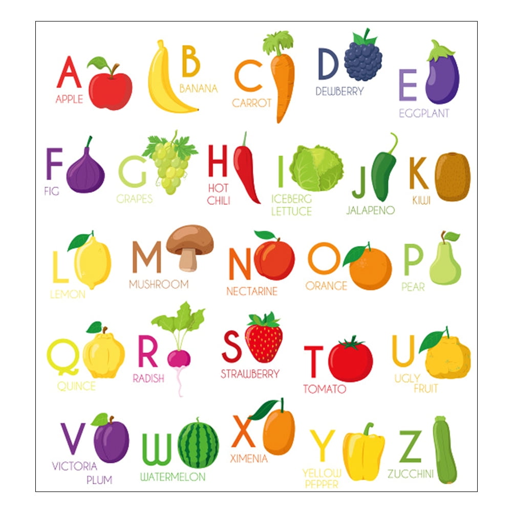 Raindrops English Alphabet Early Education Stickers For Kids Self ...