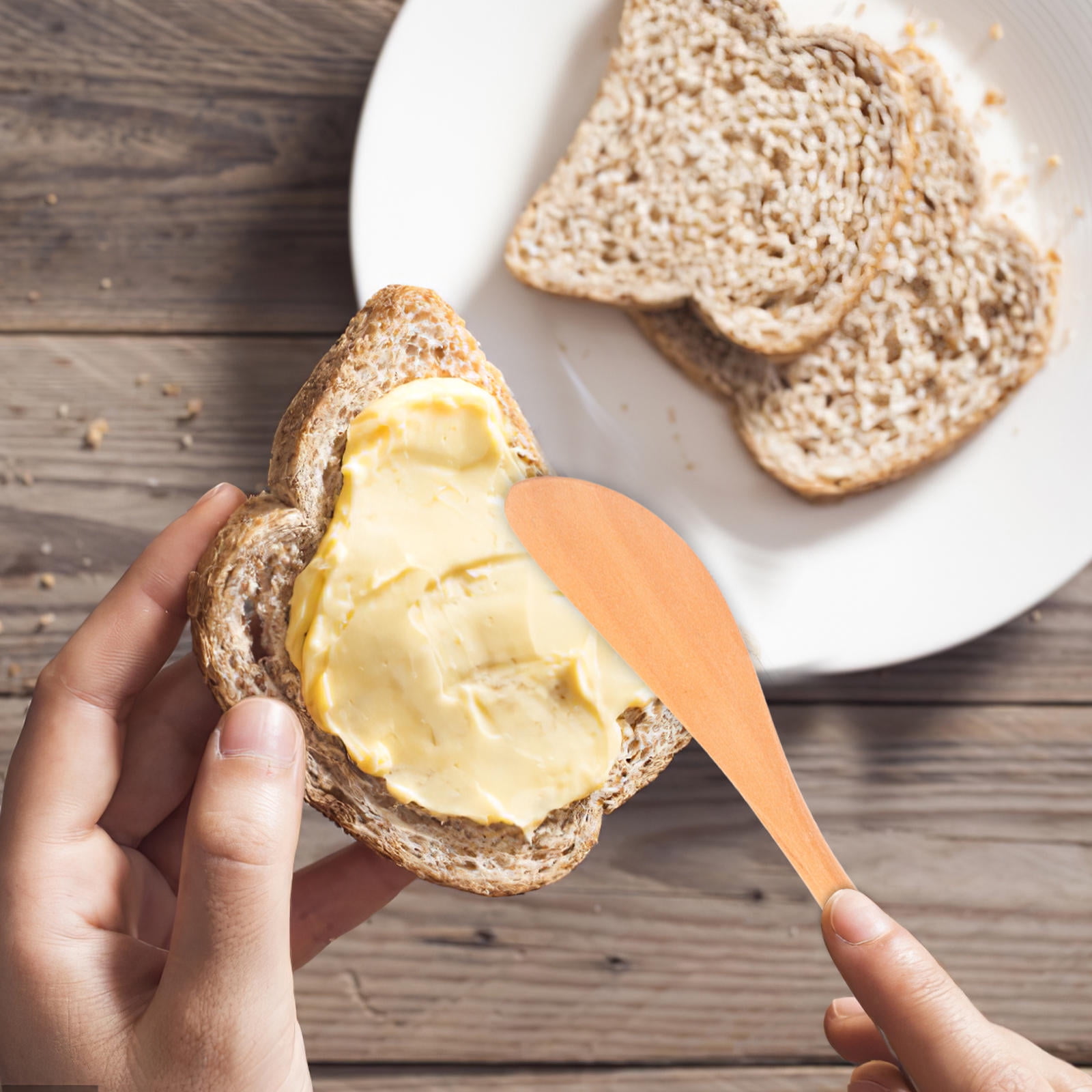 Raindrops Ergonomic Butter Spreader with Smooth Surface for Home Use ...