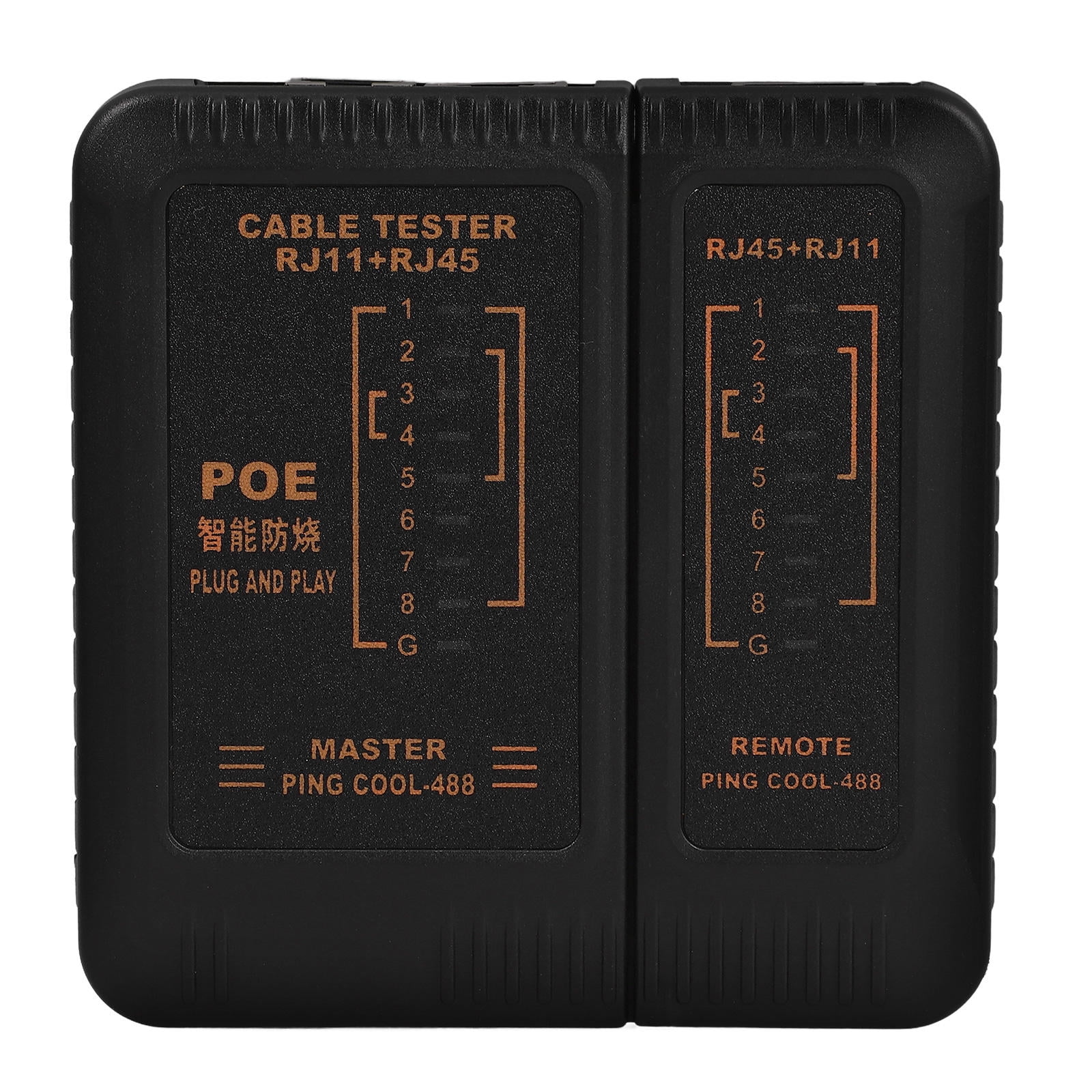 Raindrops Ethernet Cable Test Tool Network Tester Continuity Wire Black ...