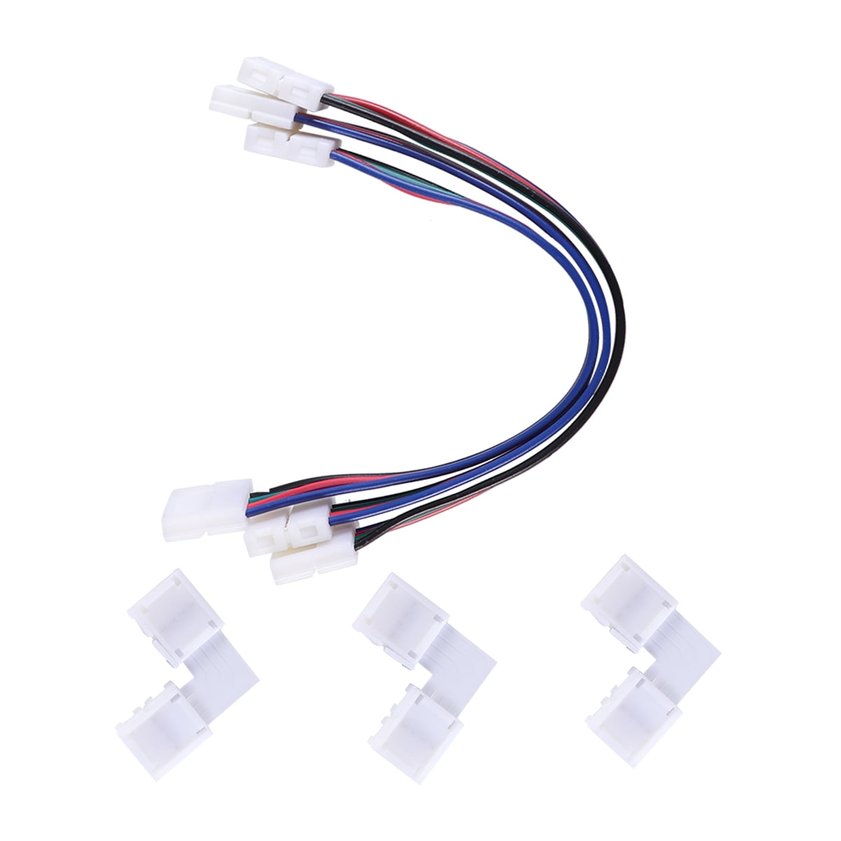 Raindrops RGB LED Strip Connector 4 Pin Jumper for Connecting LED Light ...