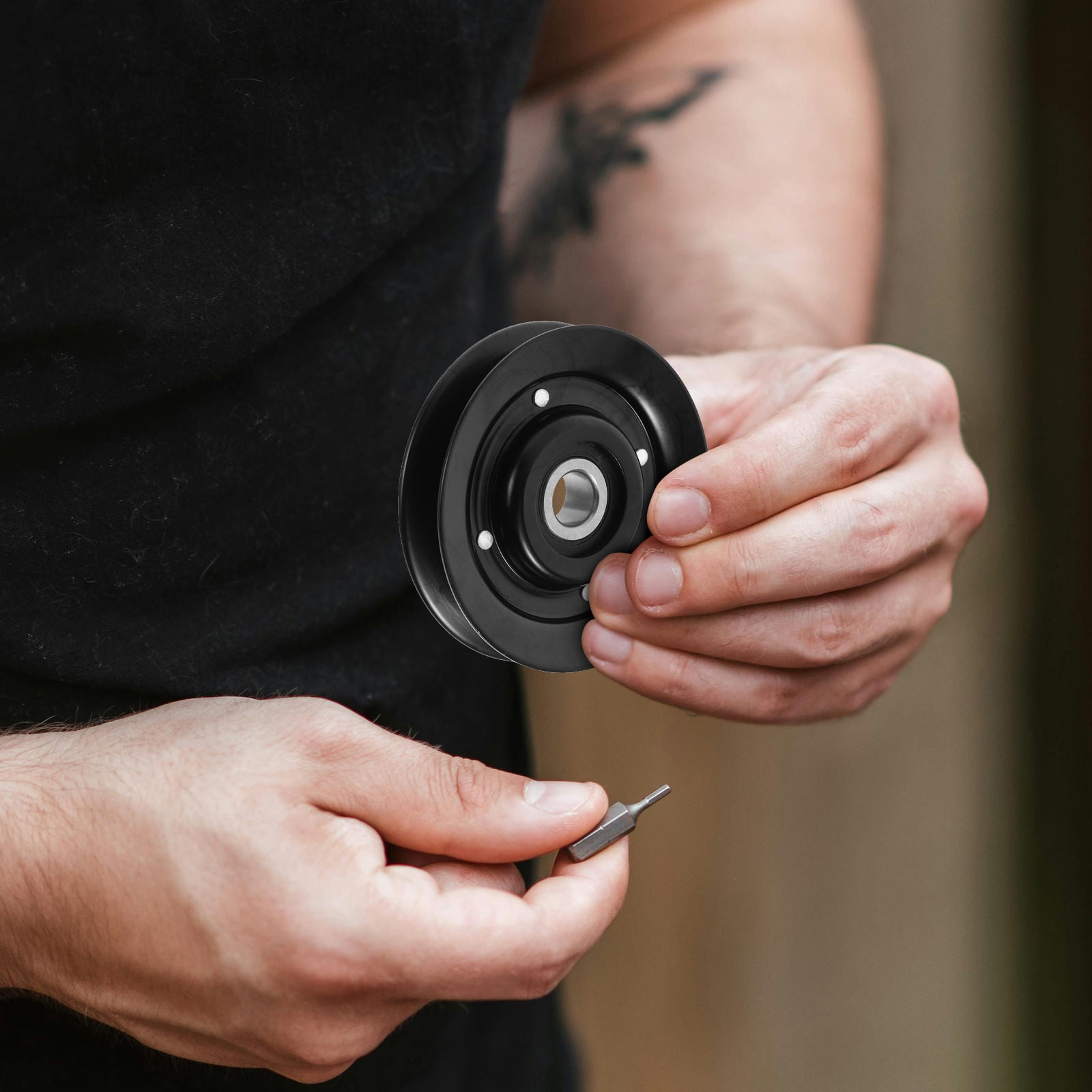 Raindrops FRCOLOR Tension Wheel Car Air Conditioner Belt Tensioner ...