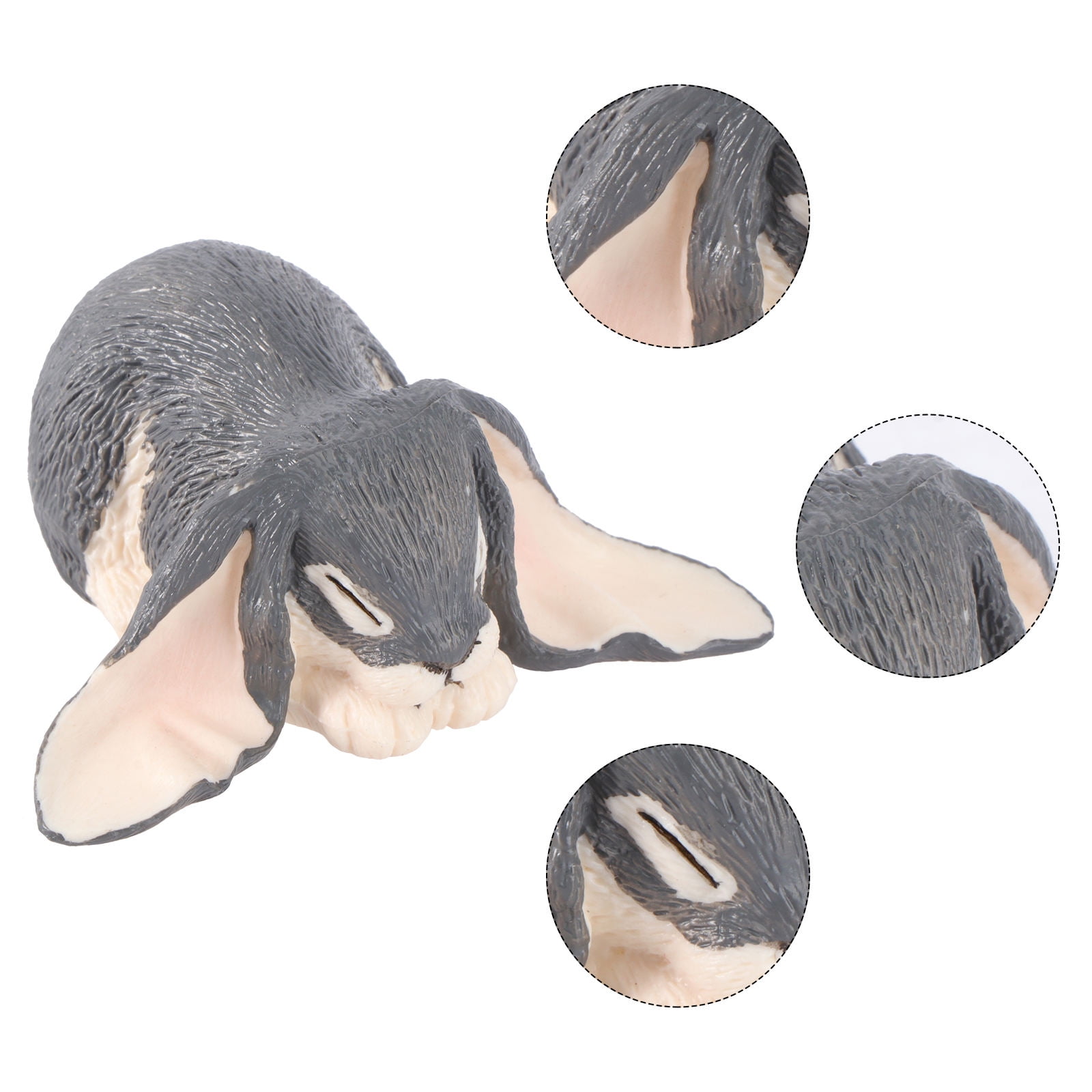 Raindrops Fairy Rabbit Figurines Lop Model Desktop Decor Safe Toy Baby ...