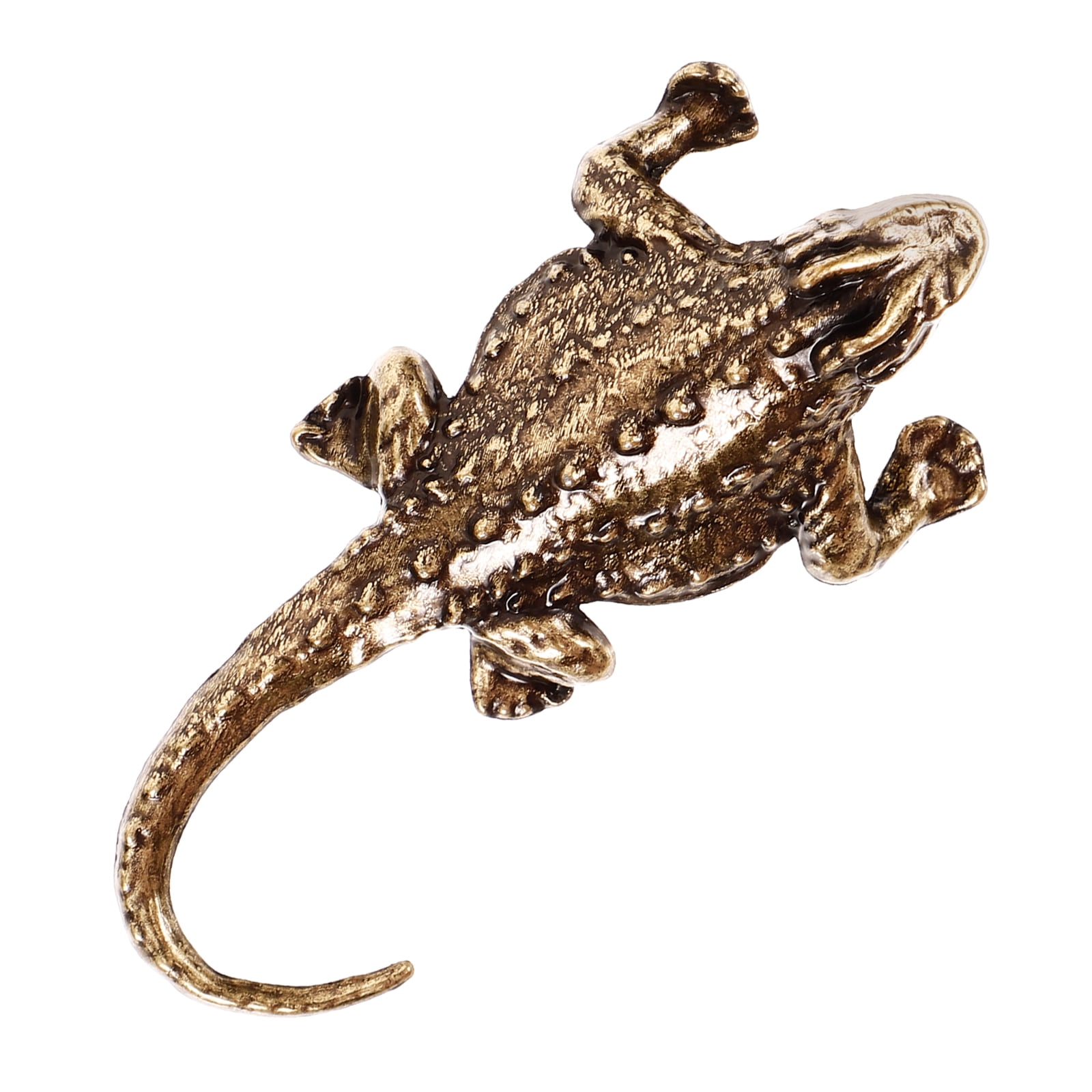 Raindrops Fake Lizard Model Mini Simulated Lizard Model Metal Animal ...