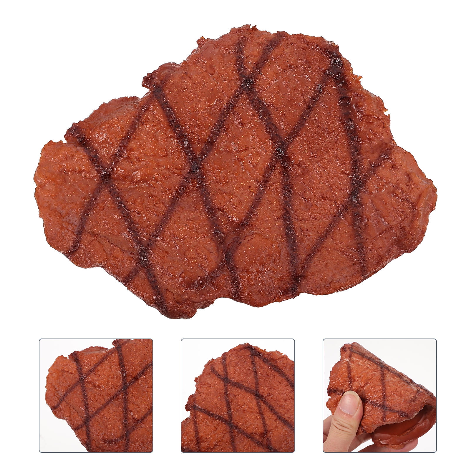 Raindrops Fake Steak Decor Plastic Meat Model Roast Beef Toys Kids ...