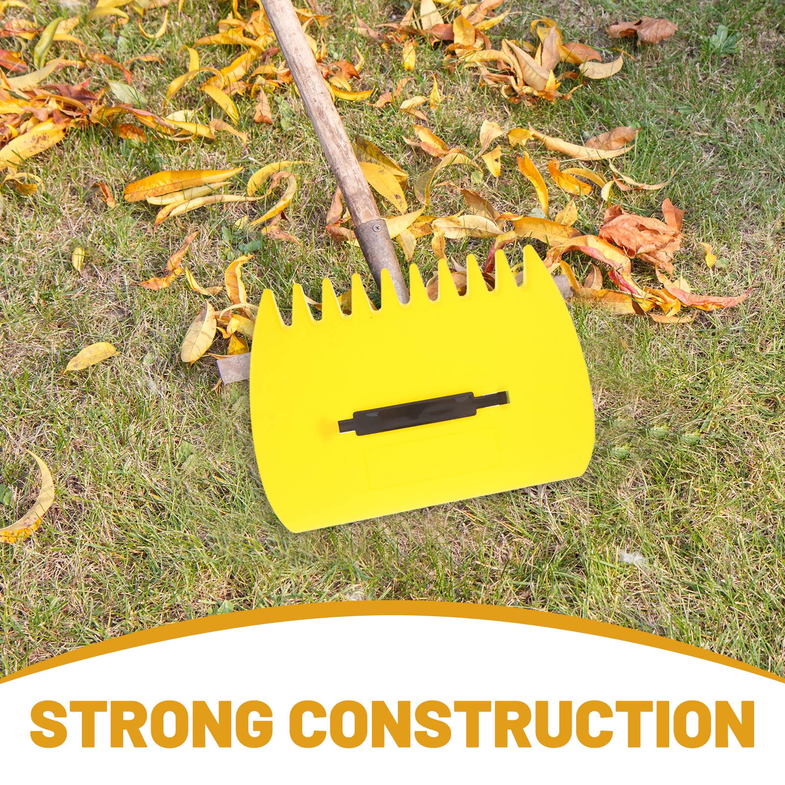 Raindrops Fall Leaf Clip Garden Rake 33.50X24.50X1.50CM Yellow ...
