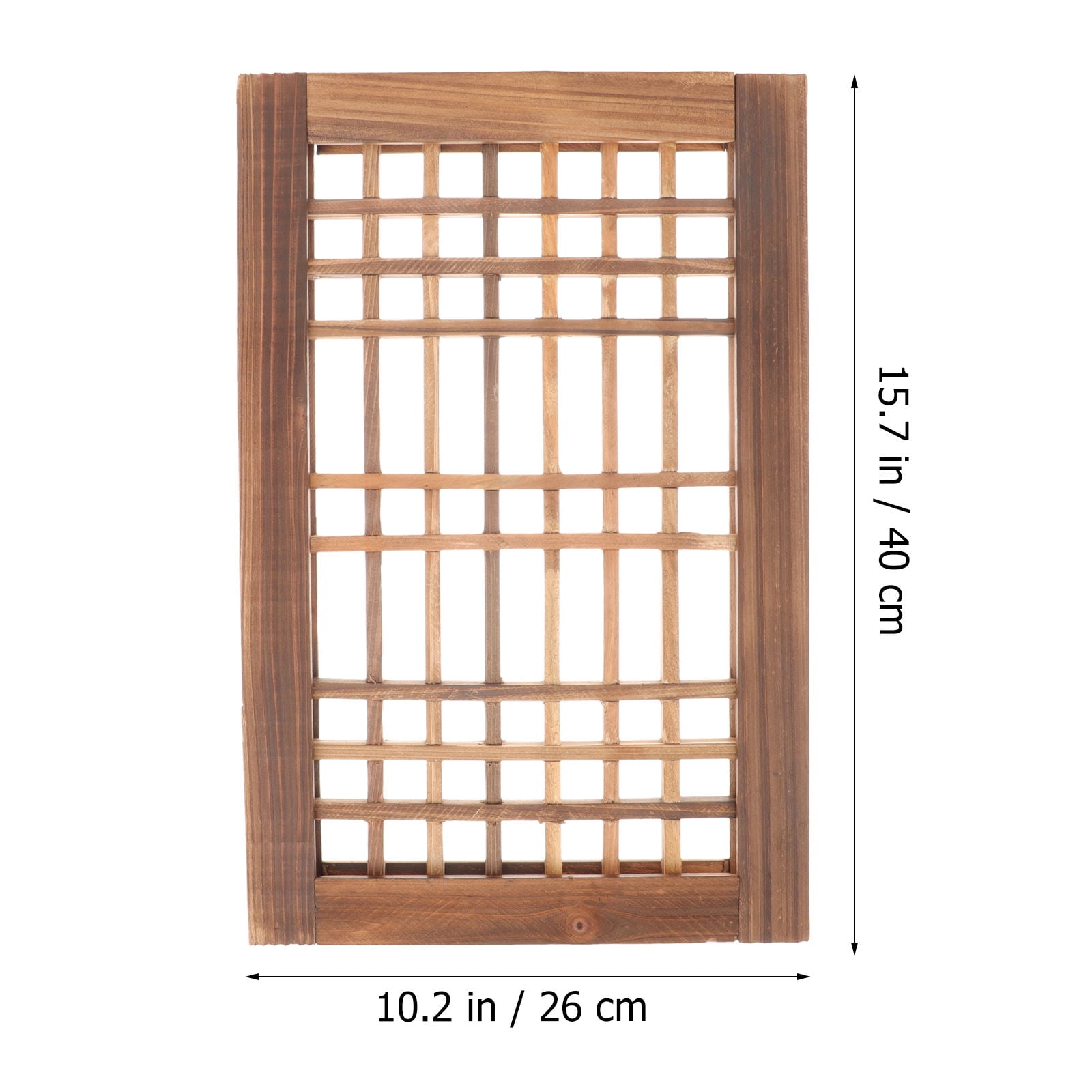 Nestingho Decorative Window Frame Light Brown 1Set 15.7X10.2X1.1In ...