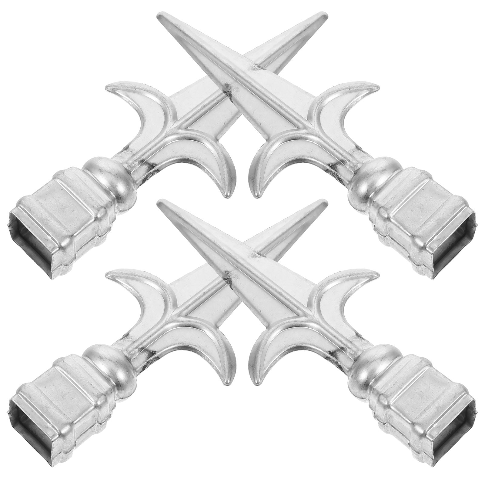 Raindrops Fence Post Caps with Sturdy Iron Construction for Durable ...