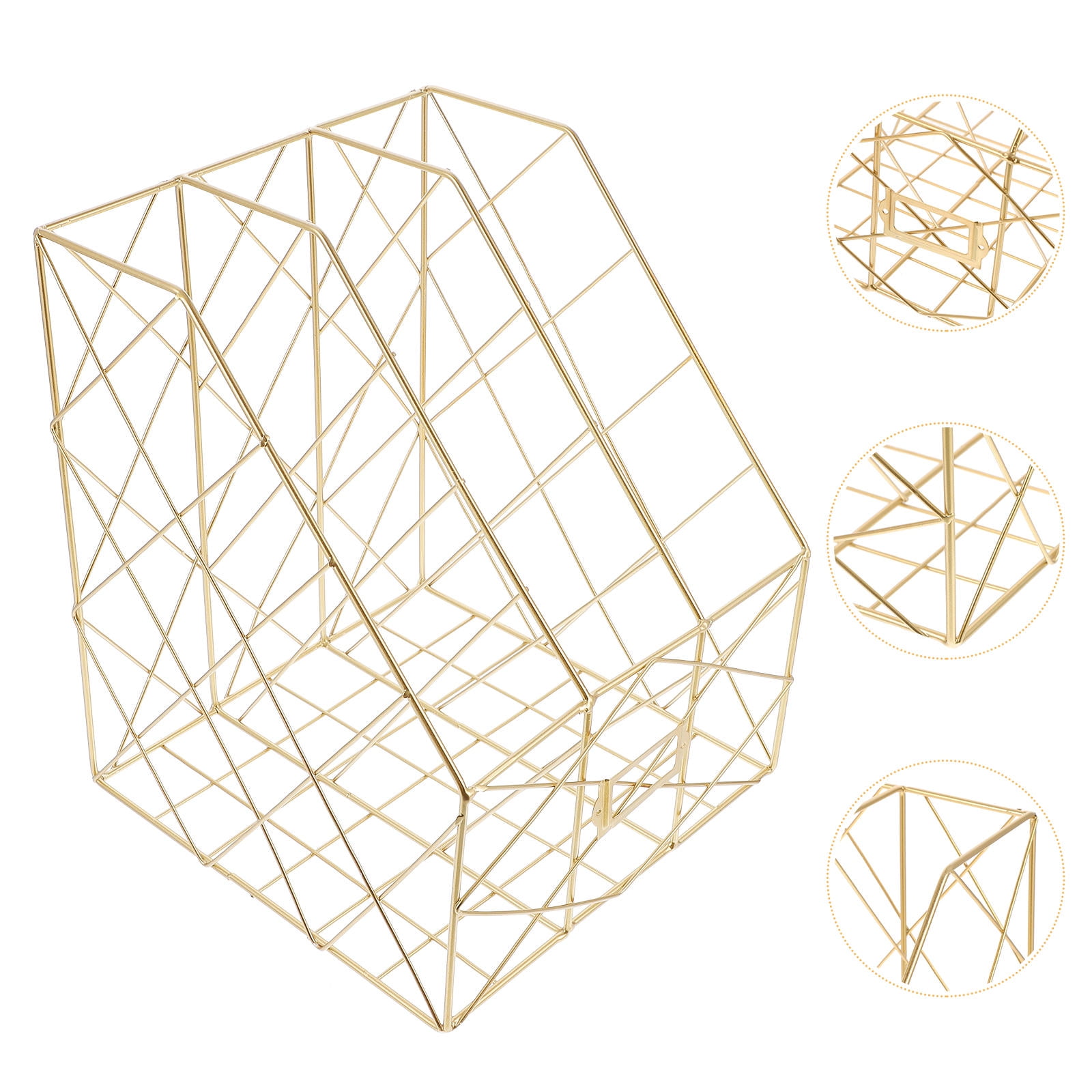 Raindrops File Rack Racks Storage Black Shelves Shelving Office Golden ...