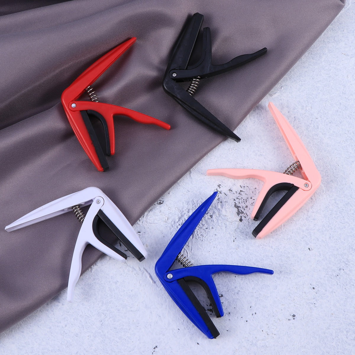 Raindrops Finger Capo Spring-loaded Clamp Experienced Player - Walmart.com