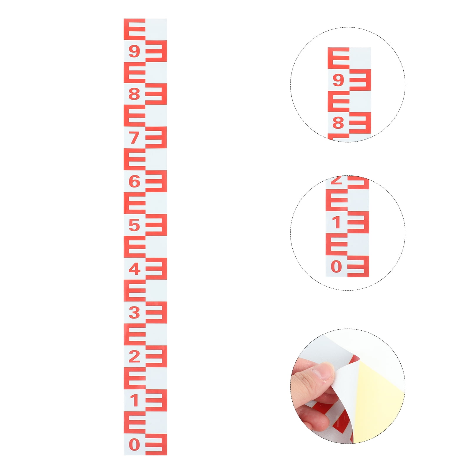 Raindrops Fish Tank Water Ruler Tape Water Level Indicator Water Gauge ...