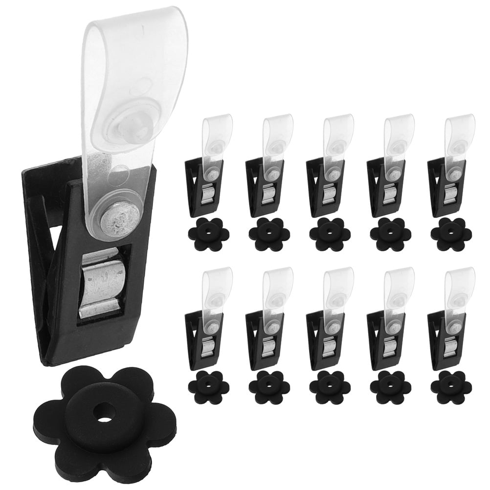 Raindrops Flag Pole Rubber Stoppers Flags Holders Clips Pathway Black ...