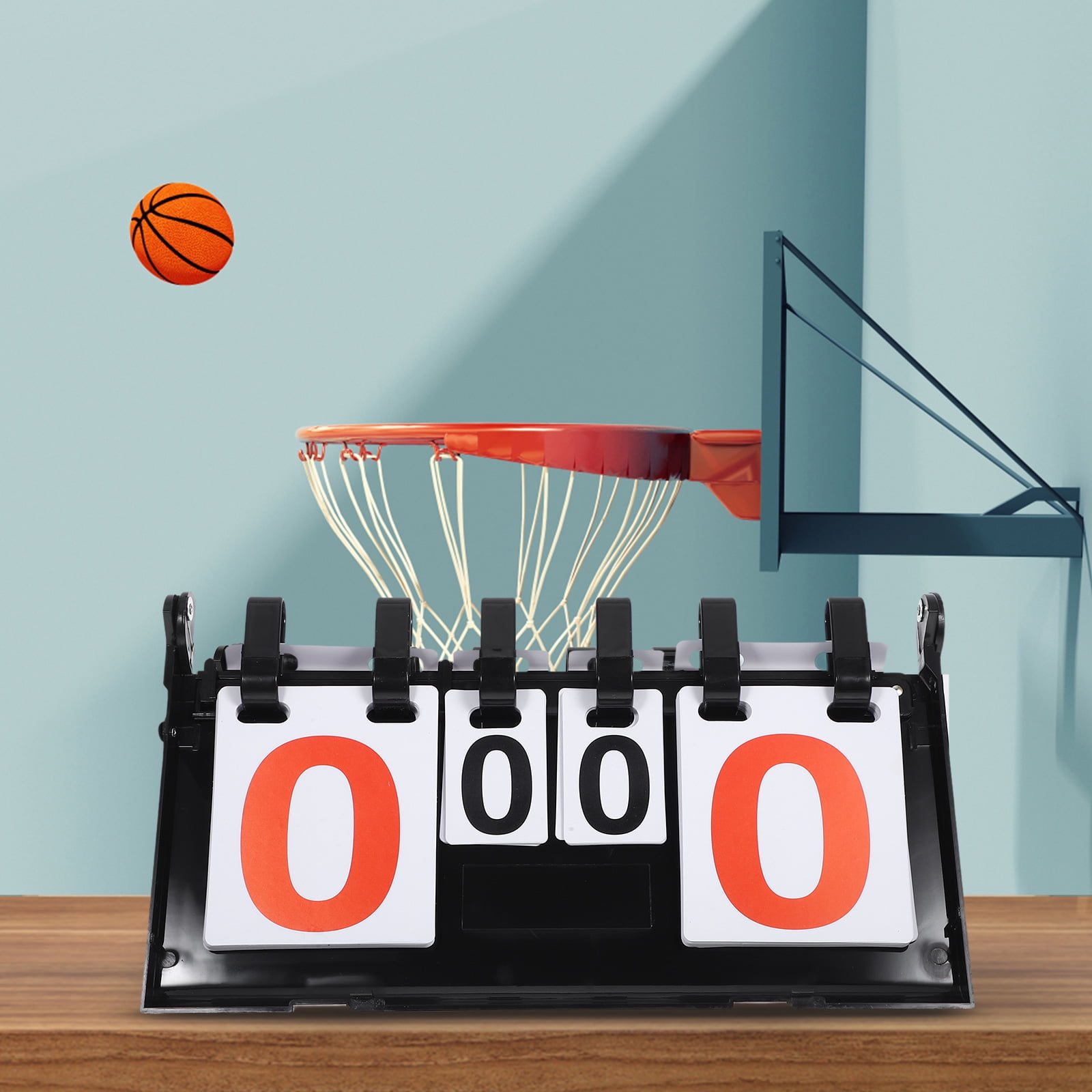 Raindrops Flip Scoreboard Basketball Scoreboard Portable Scoreboard ...