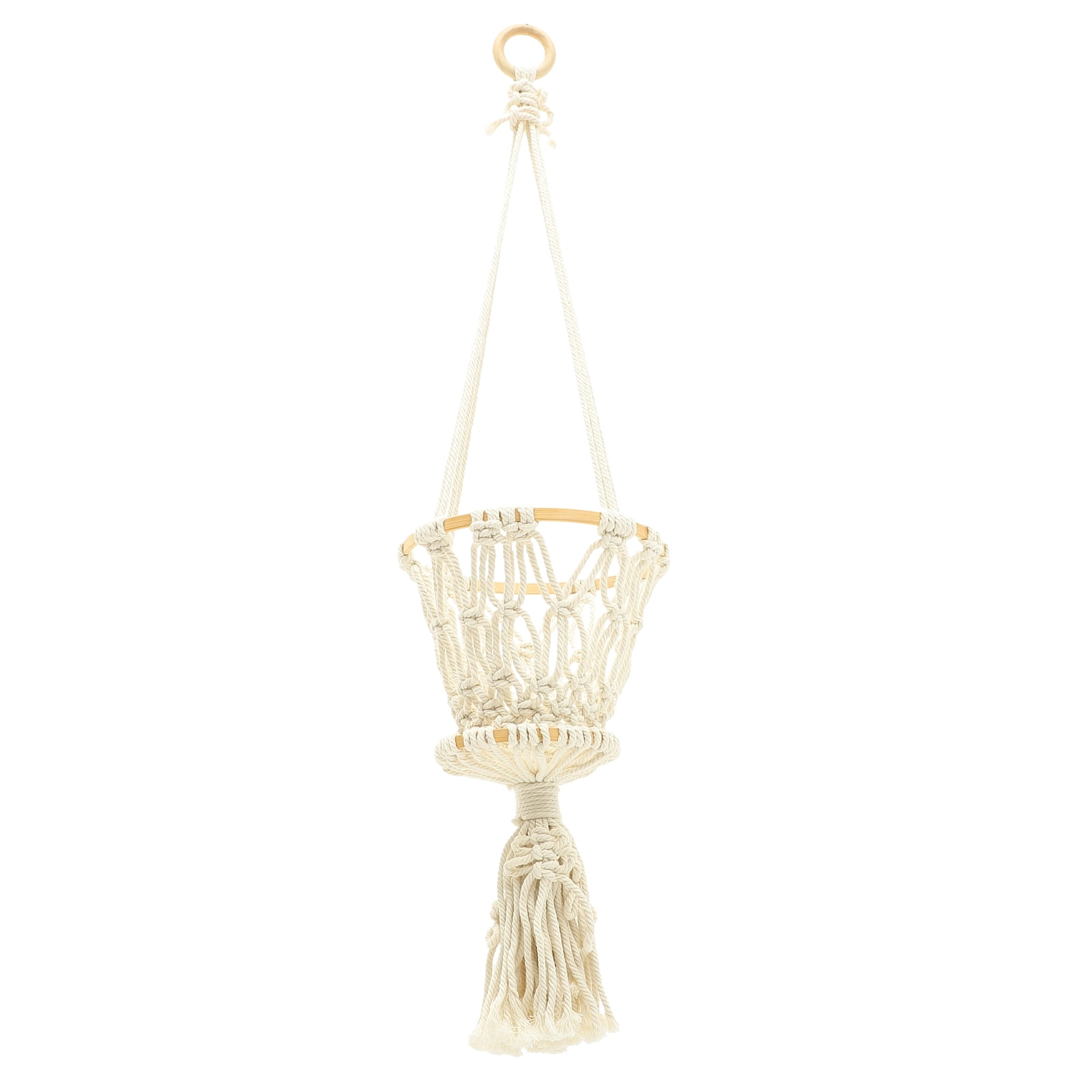 Raindrops Float Cotton Rope Storage Basket Baskets Hanging Fruit ...