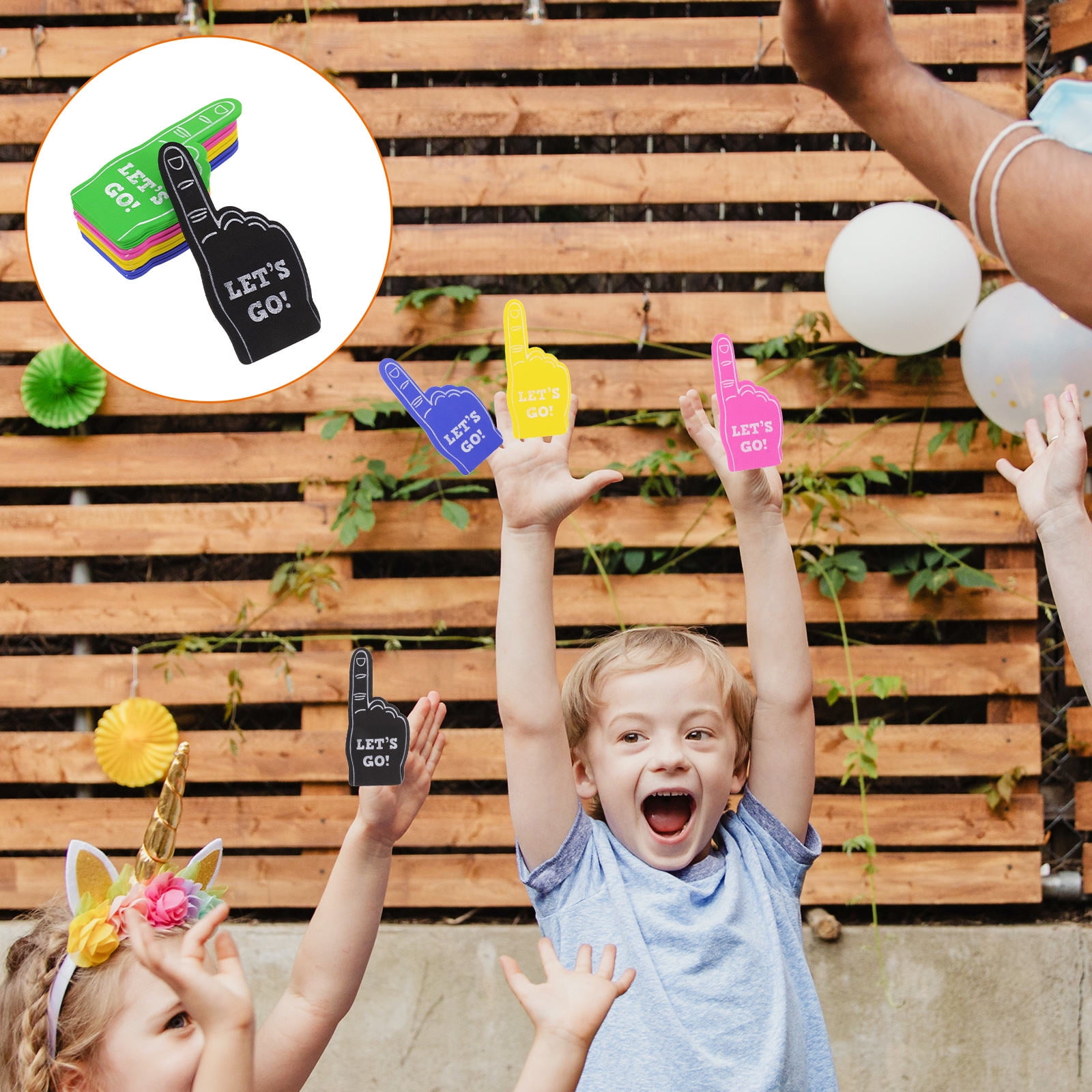 Raindrops Foam Finger for Sports and Parties Assorted Color ...