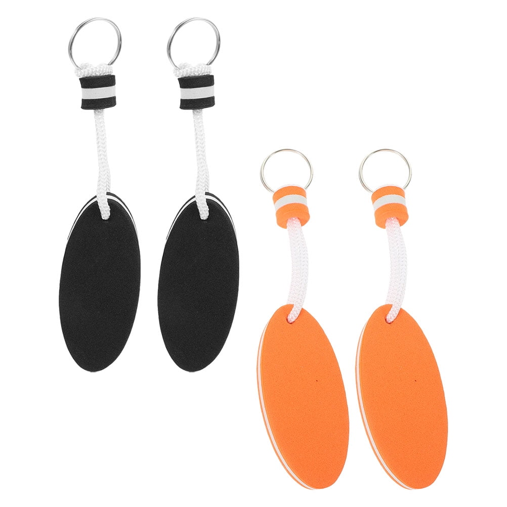 Raindrops Boat Key Chains Floating EVA Black For Personal Items 6.29X1 ...
