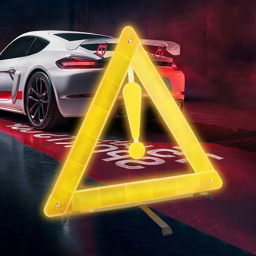 SHINYPASING Vehicle Breakdown Warning Triangles Foldable 1Pcs - Walmart.com