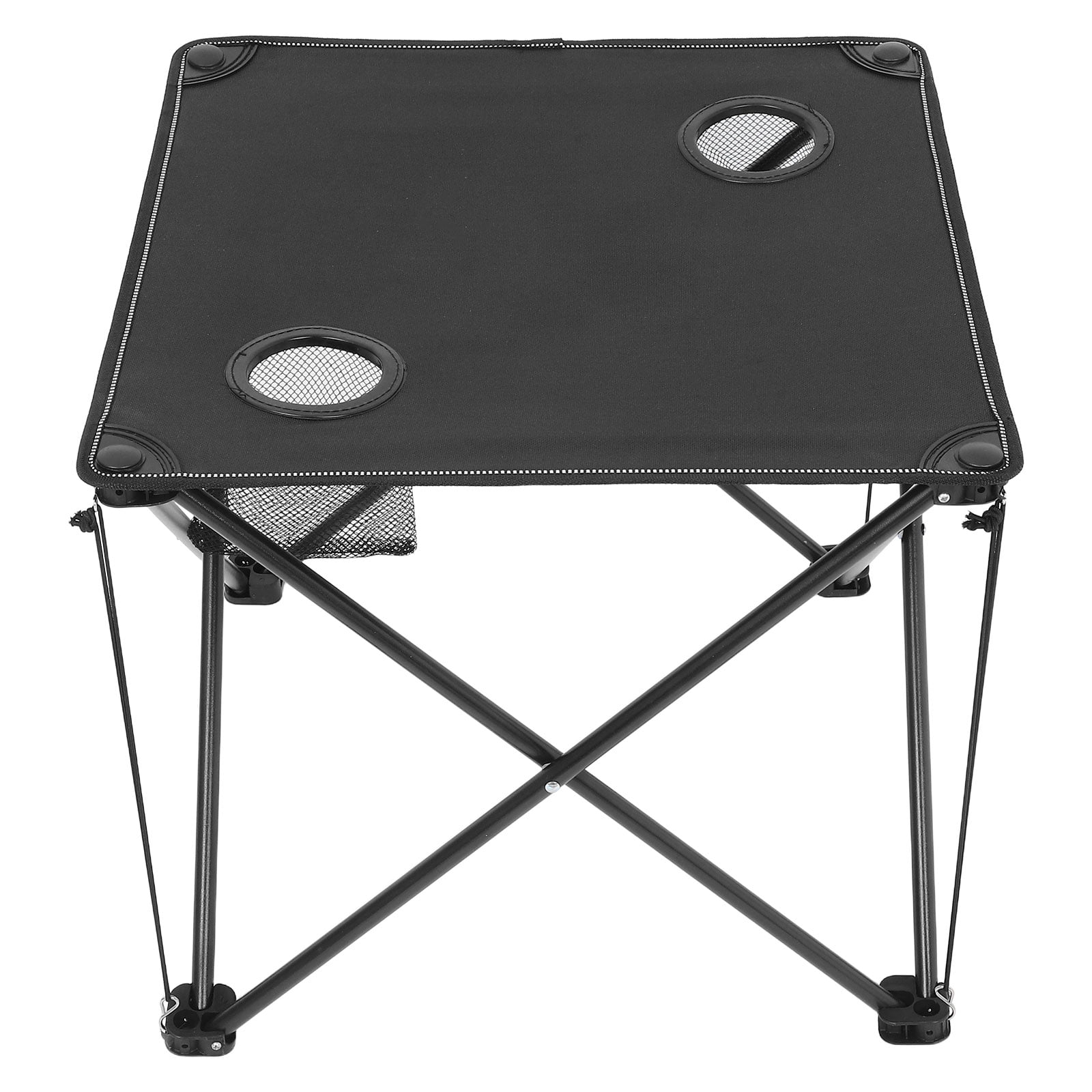 Raindrops Folding Camping Tables With 2 Cup Holders Square Portable ...