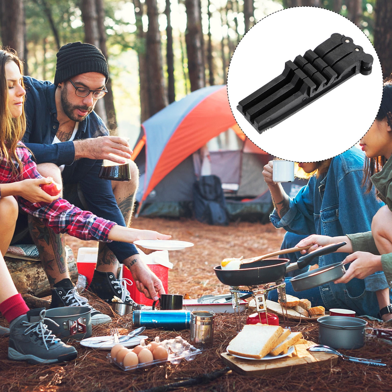 Raindrops Folding Can Canister Stand Tripod Stabilizer for Camping Gas ...