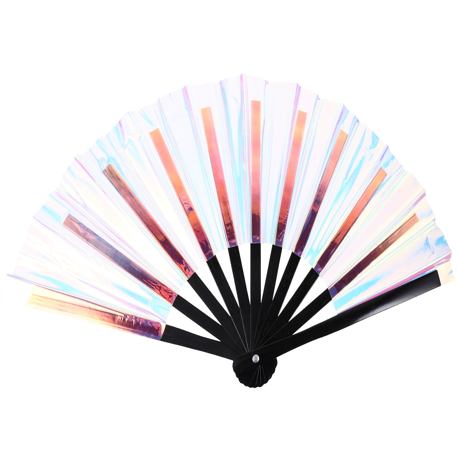 Raindrops Folding Fan Handheld Foldable Hand Fan Large Foldable Fan ...